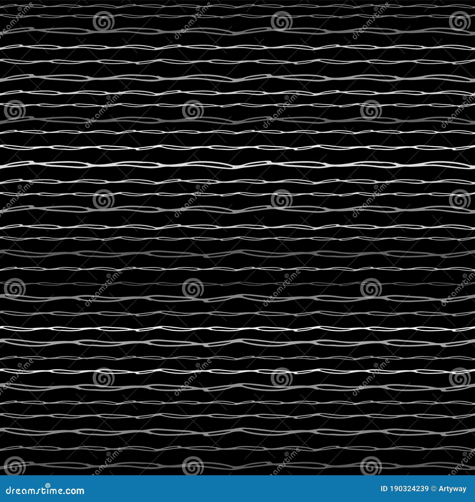 Seamless Texture of Horizontal Lines, Vector Pattern of Digital Waves ...