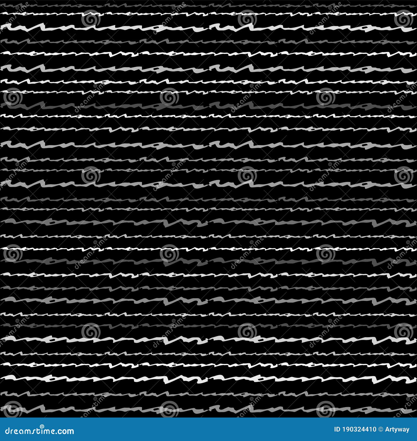 Seamless Texture of Horizontal Lines, Vector Pattern of Digital Waves ...