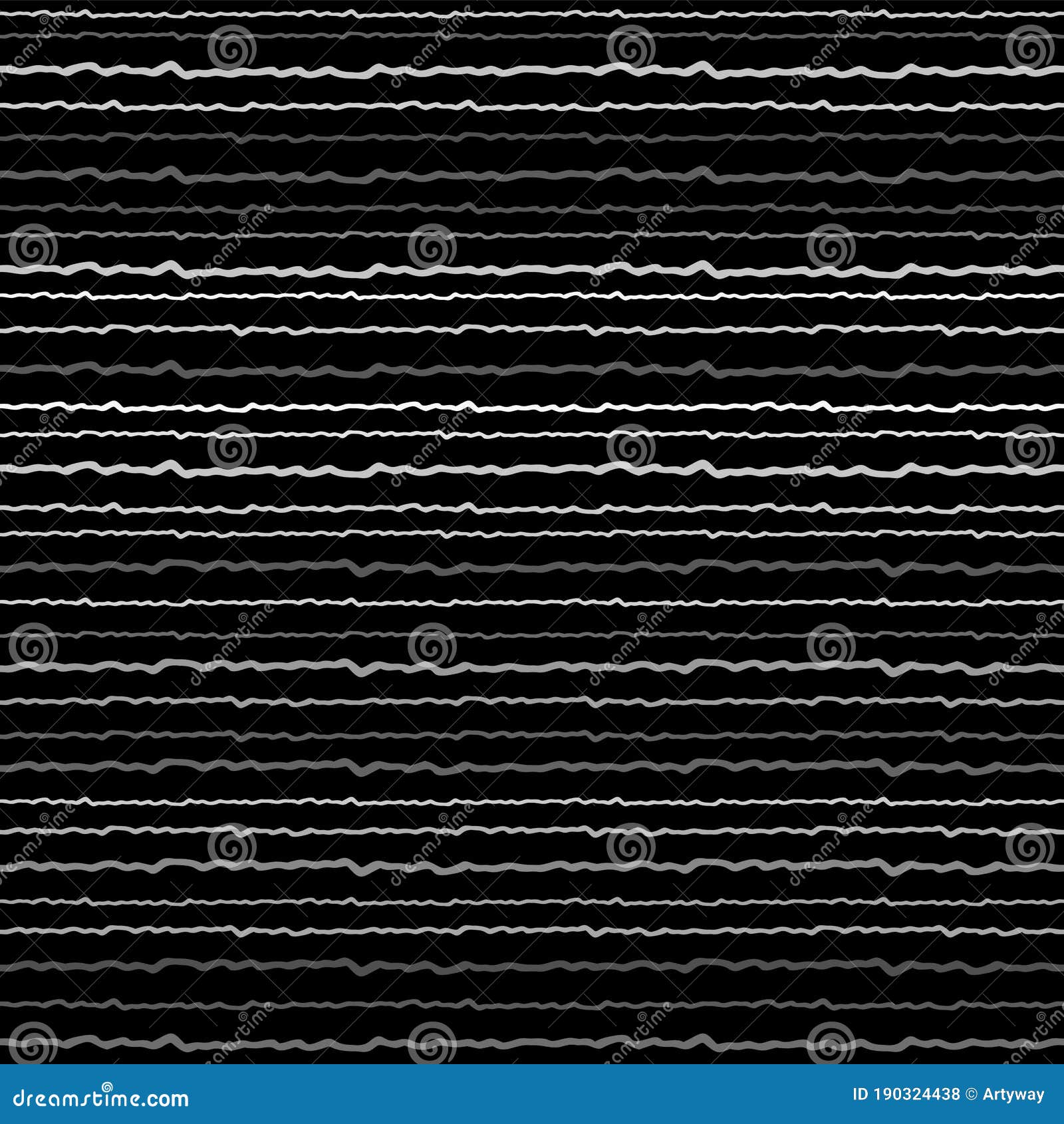 Seamless Texture of Horizontal Lines, Vector Pattern of Digital Waves ...