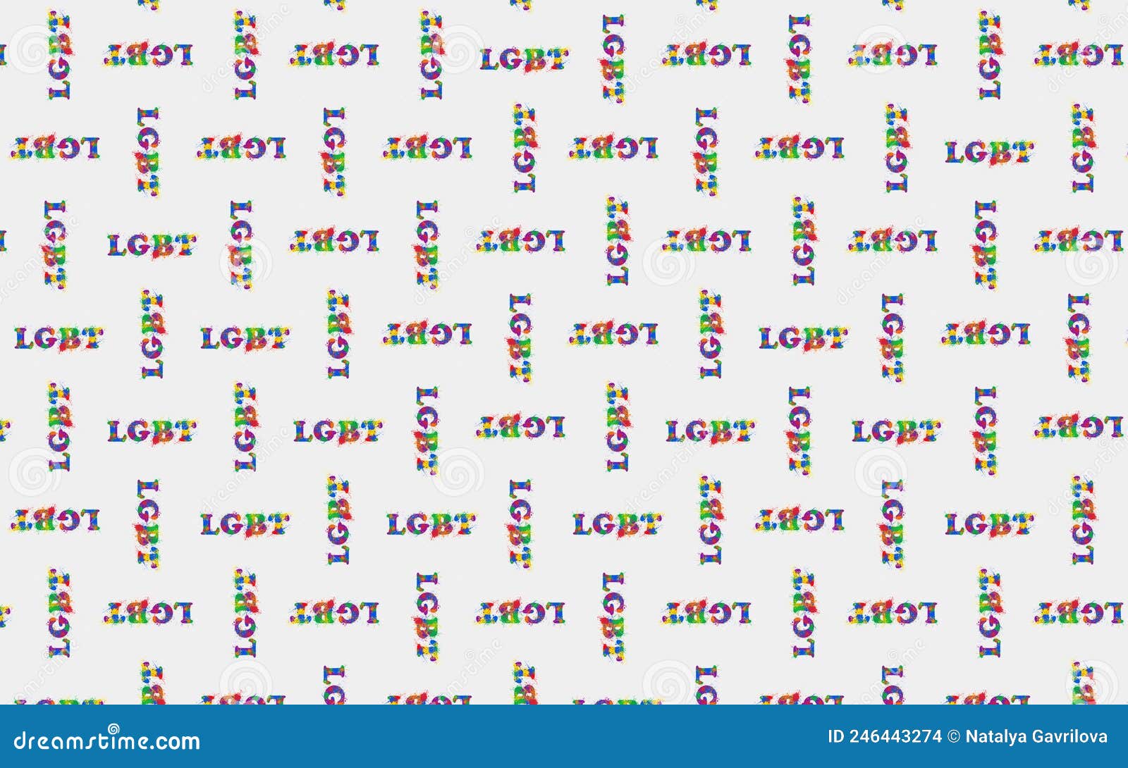 Seamless Texture Lgbt Symbol, Lgbt Texture Stock Illustration ...