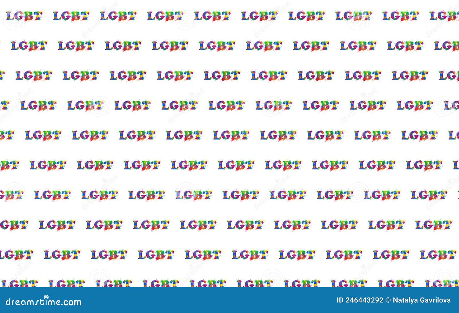 Seamless Texture Lgbt Symbol, Lgbt Texture Stock Illustration ...