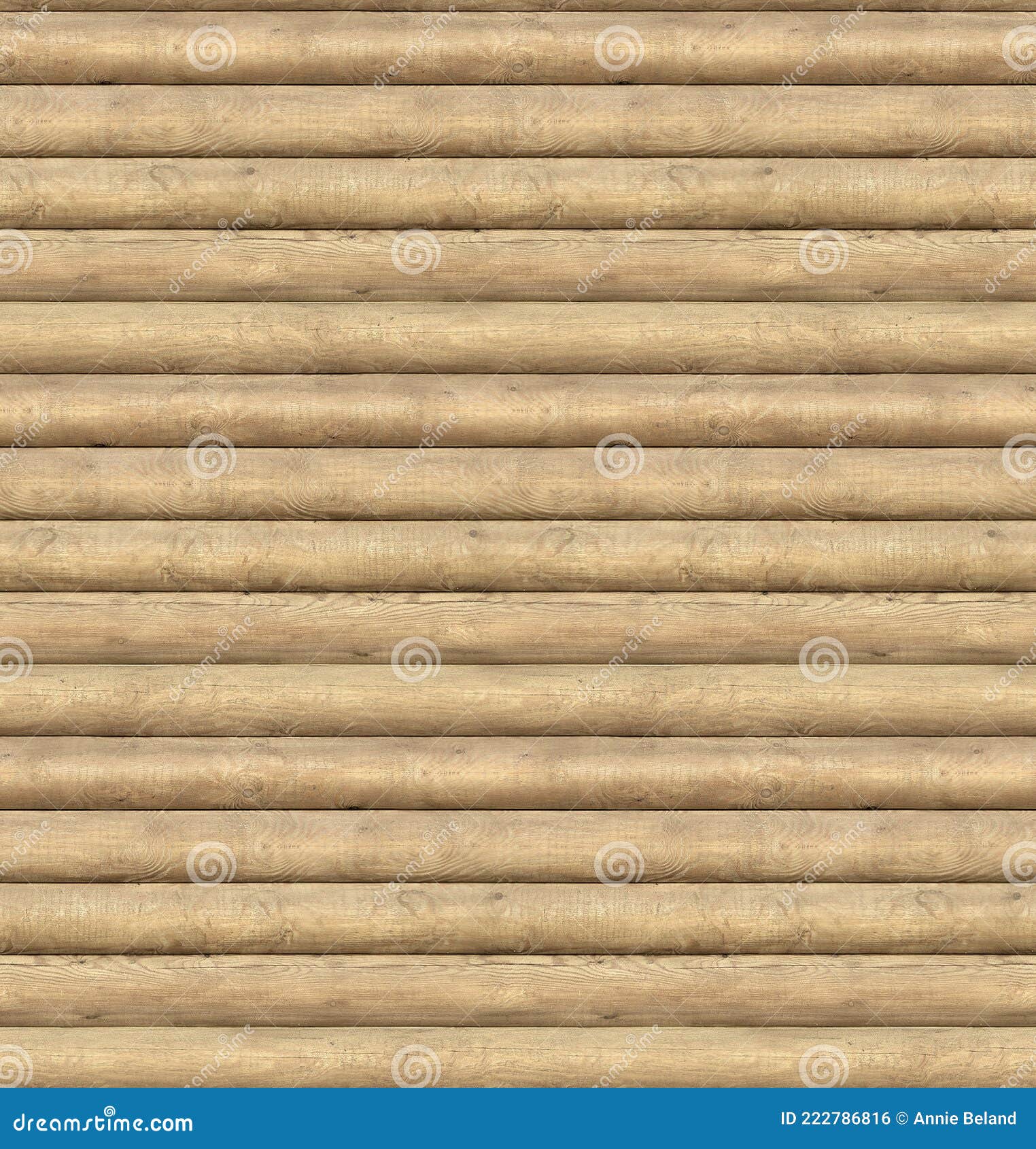Seamless Texture of Log Home Wood Wall - Tileable Stock Photo - Image ...