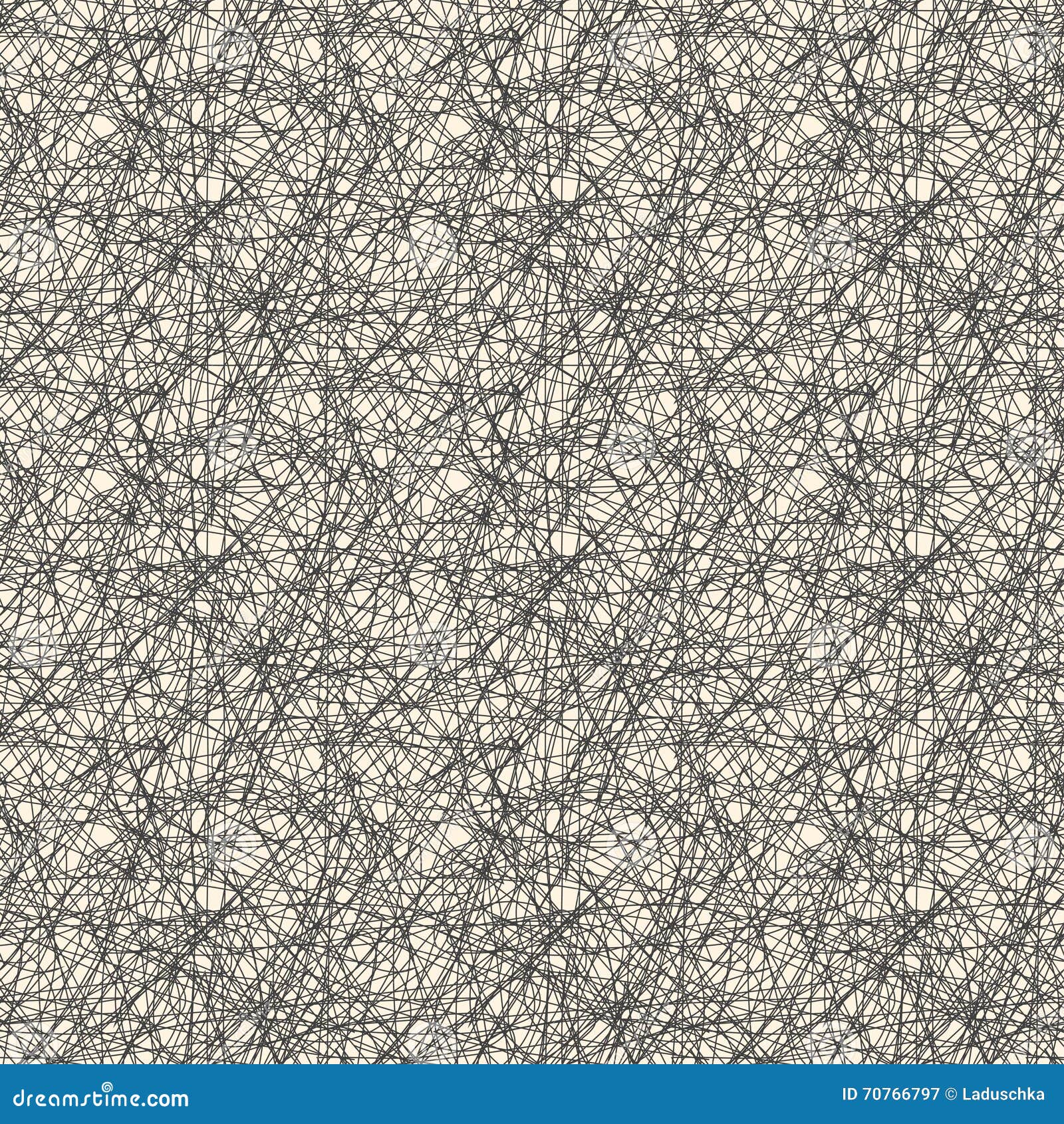 Seamless Texture Made of Tangled Strings Stock Vector - Illustration of ...