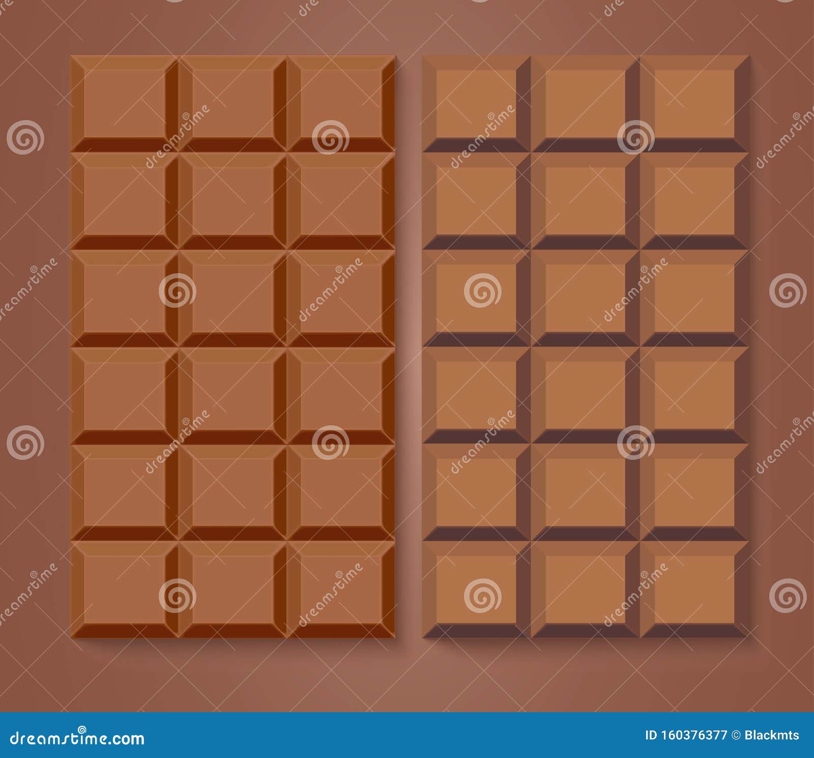 Seamless Texture of Milk Chocolate Bar Stock Illustration ...
