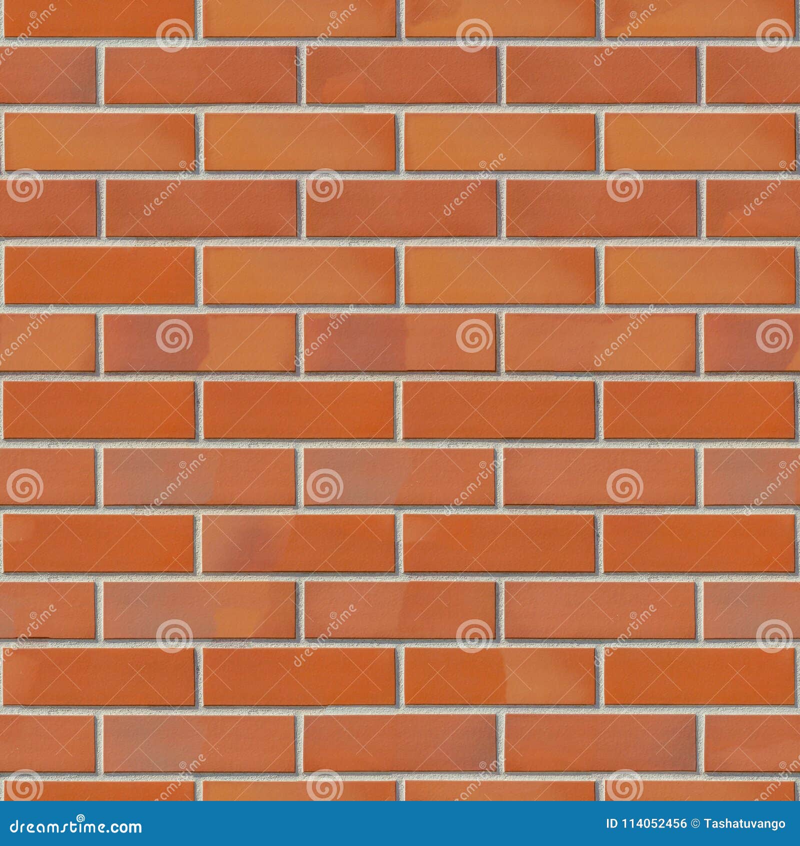 Seamless Texture of Modern Nice Clean Red Brick Wall. Stock Photo ...