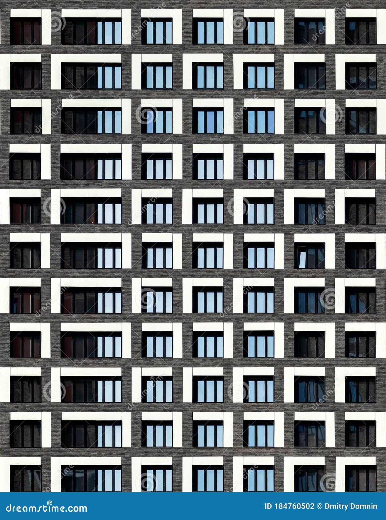 Seamless Texture of a Modern Residential Building Stock Photo - Image ...