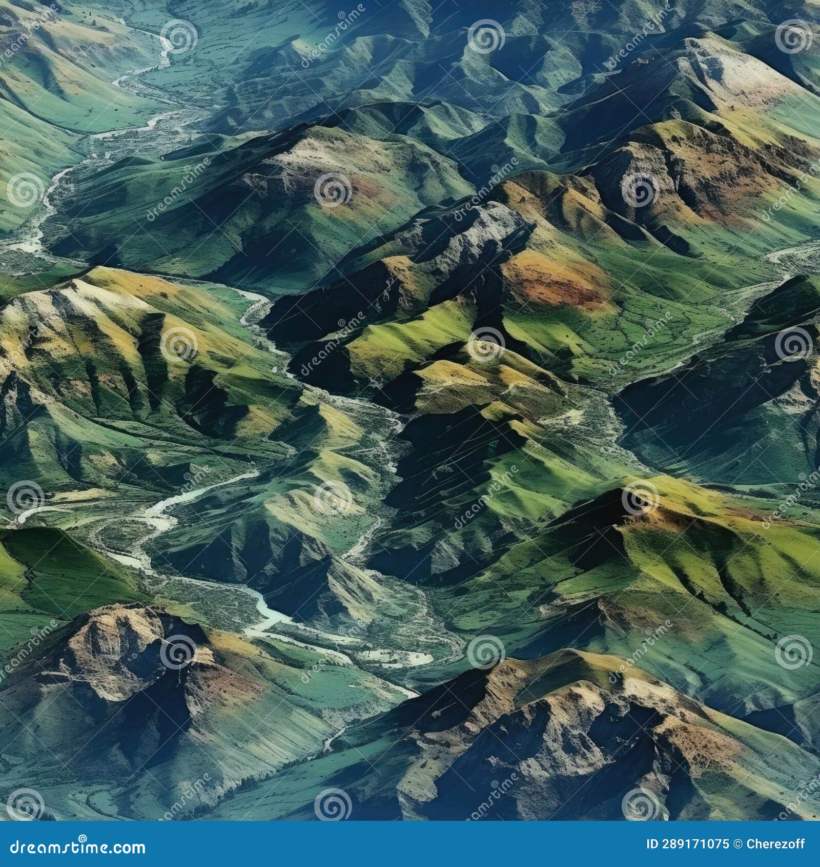 Seamless Texture of Mountain Ranges with Forest Stock Illustration ...