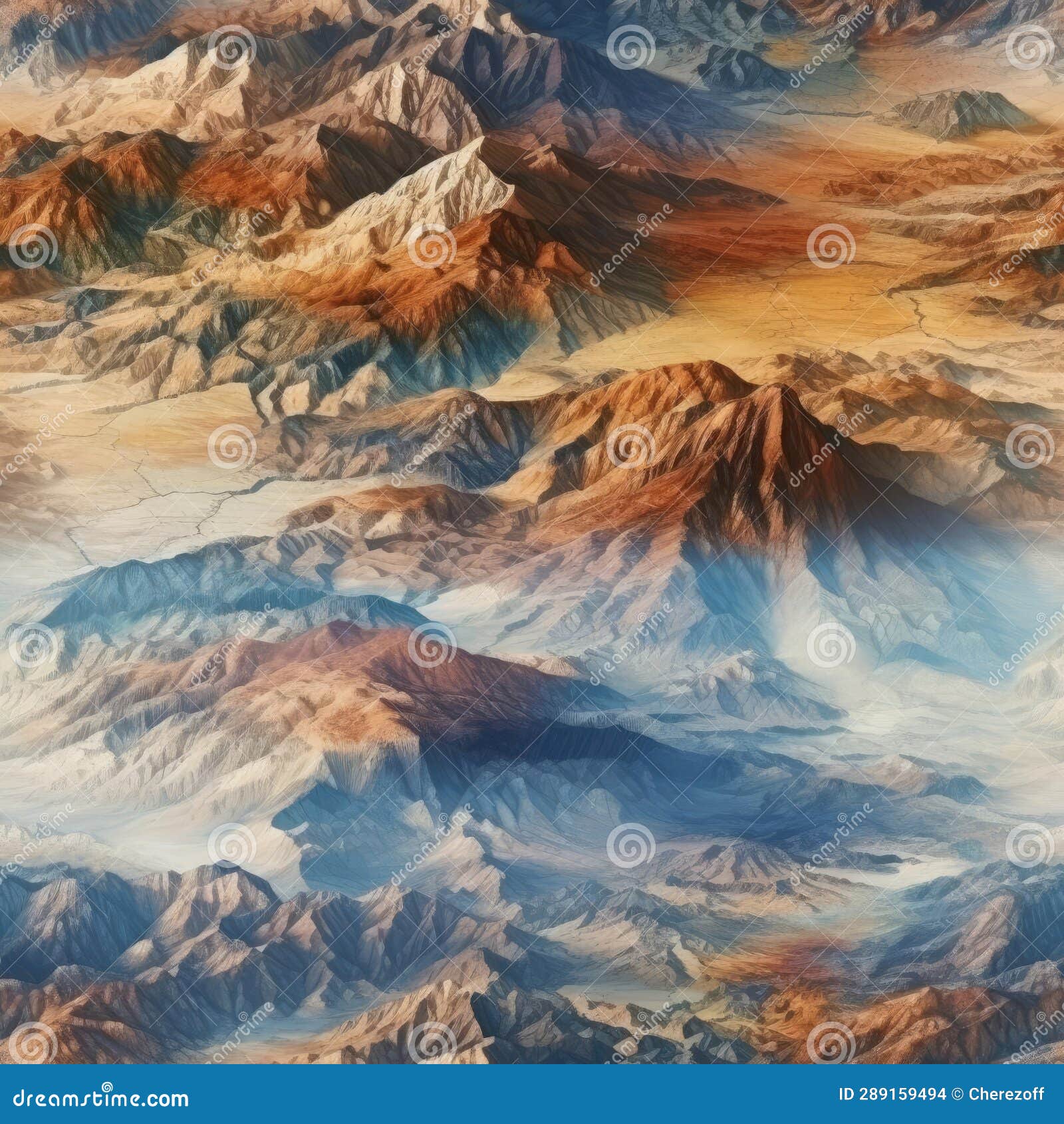 Seamless Texture of Mountain Ranges Stock Photo - Image of tree, snow ...