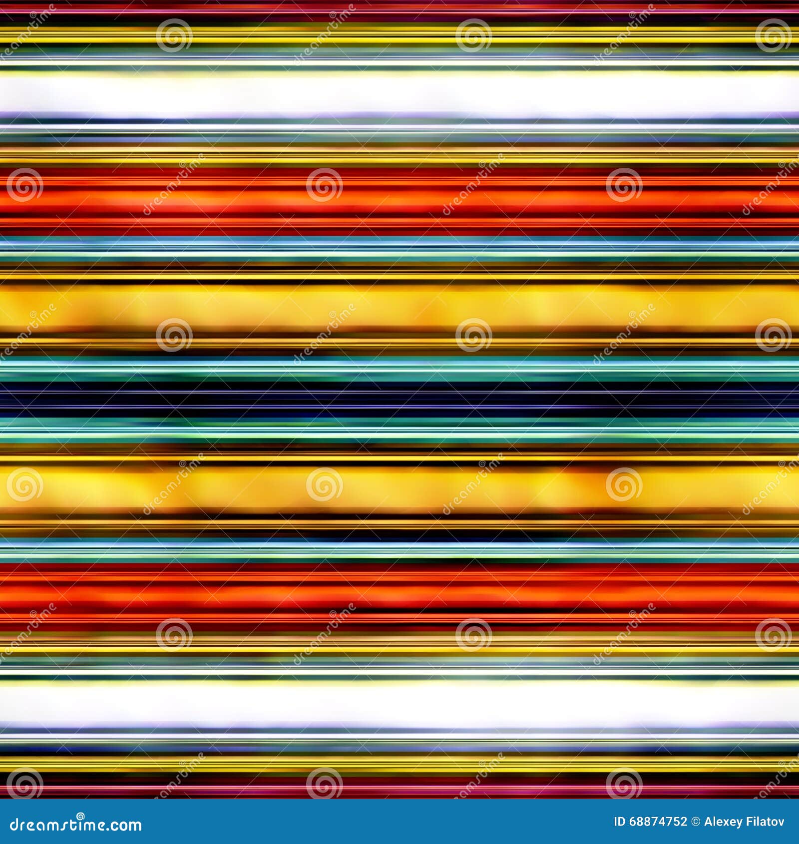 Seamless Texture Multicolored Horizontal Lines Stock Illustration ...