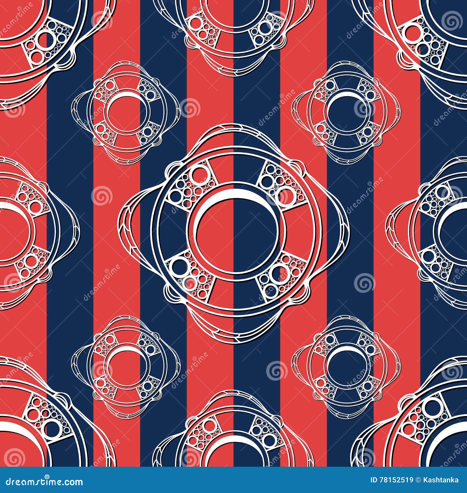 Seamless Texture with a Nautical Theme 27 Stock Vector - Illustration ...