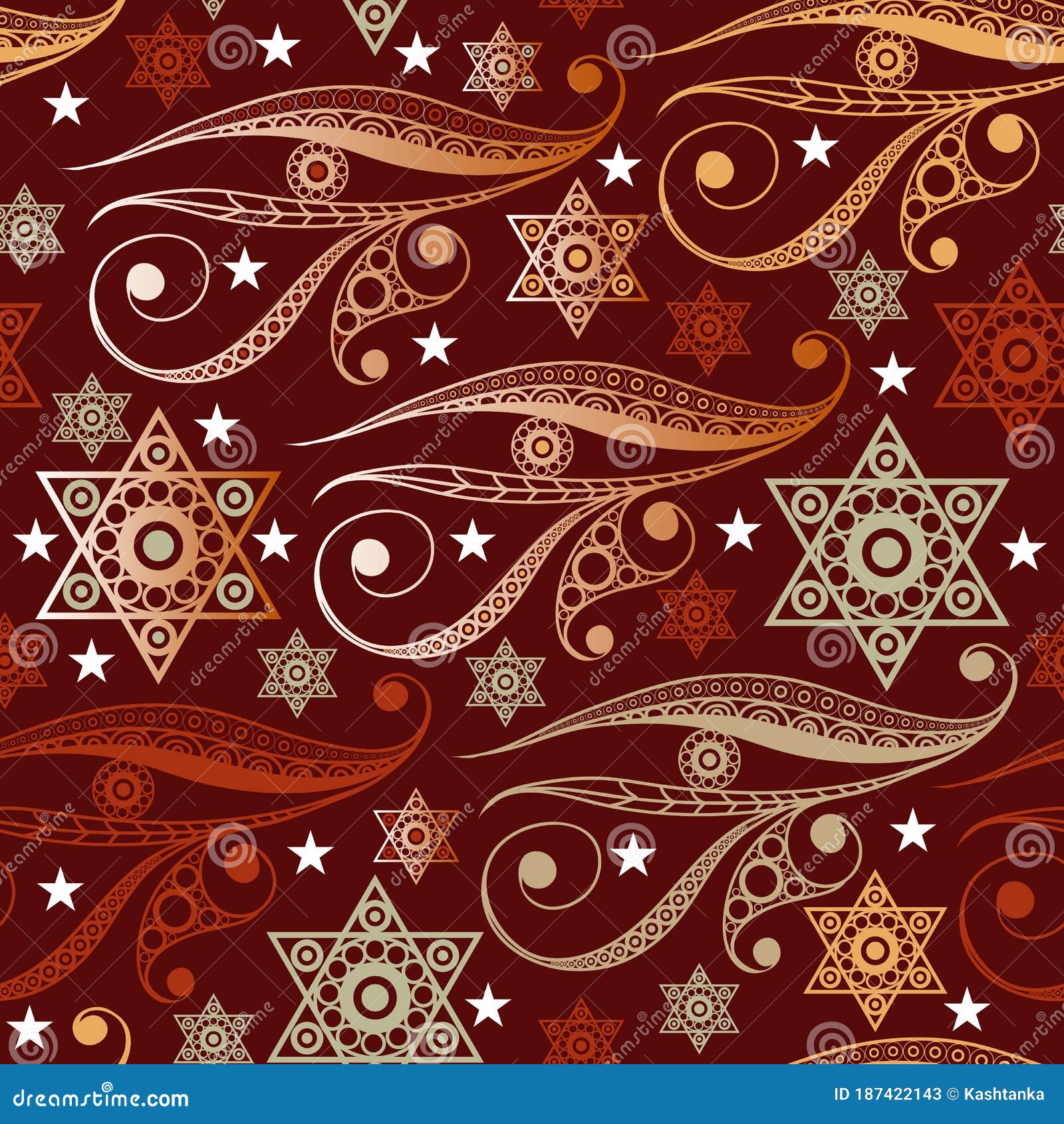 Seamless Texture with Occult Symbol 10 Stock Vector - Illustration of ...