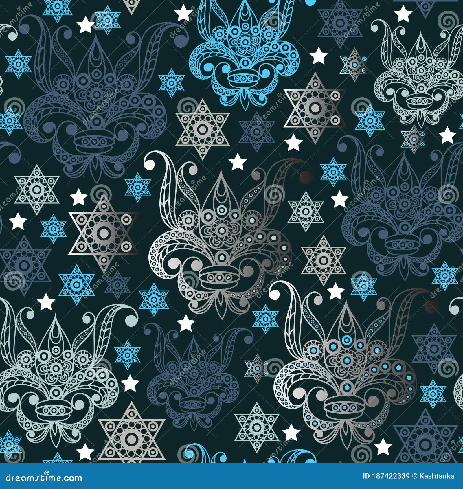 Seamless Texture with Occult Symbol 4 Stock Vector - Illustration of ...