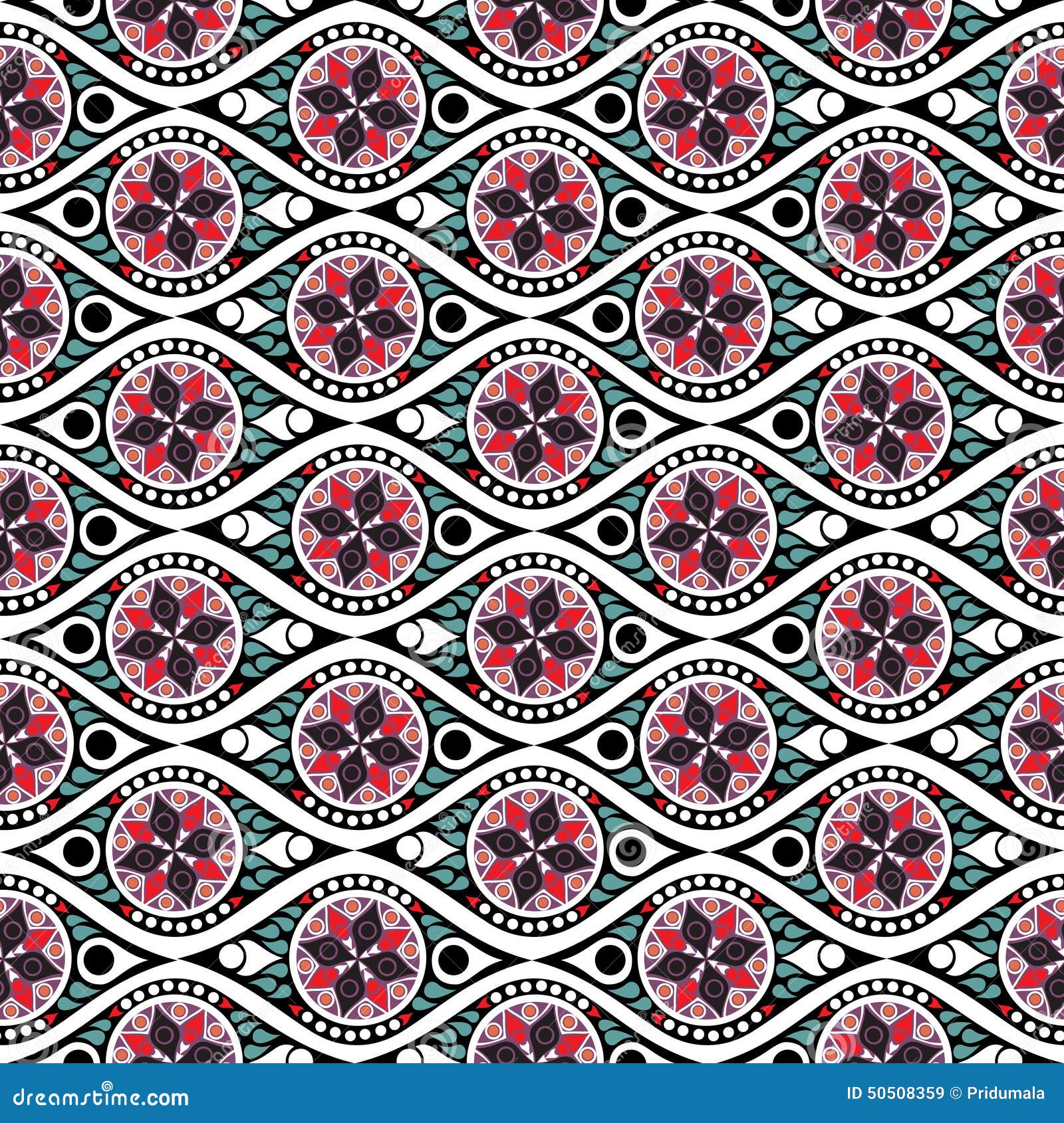 Seamless texture, ornament stock vector. Illustration of seamless ...