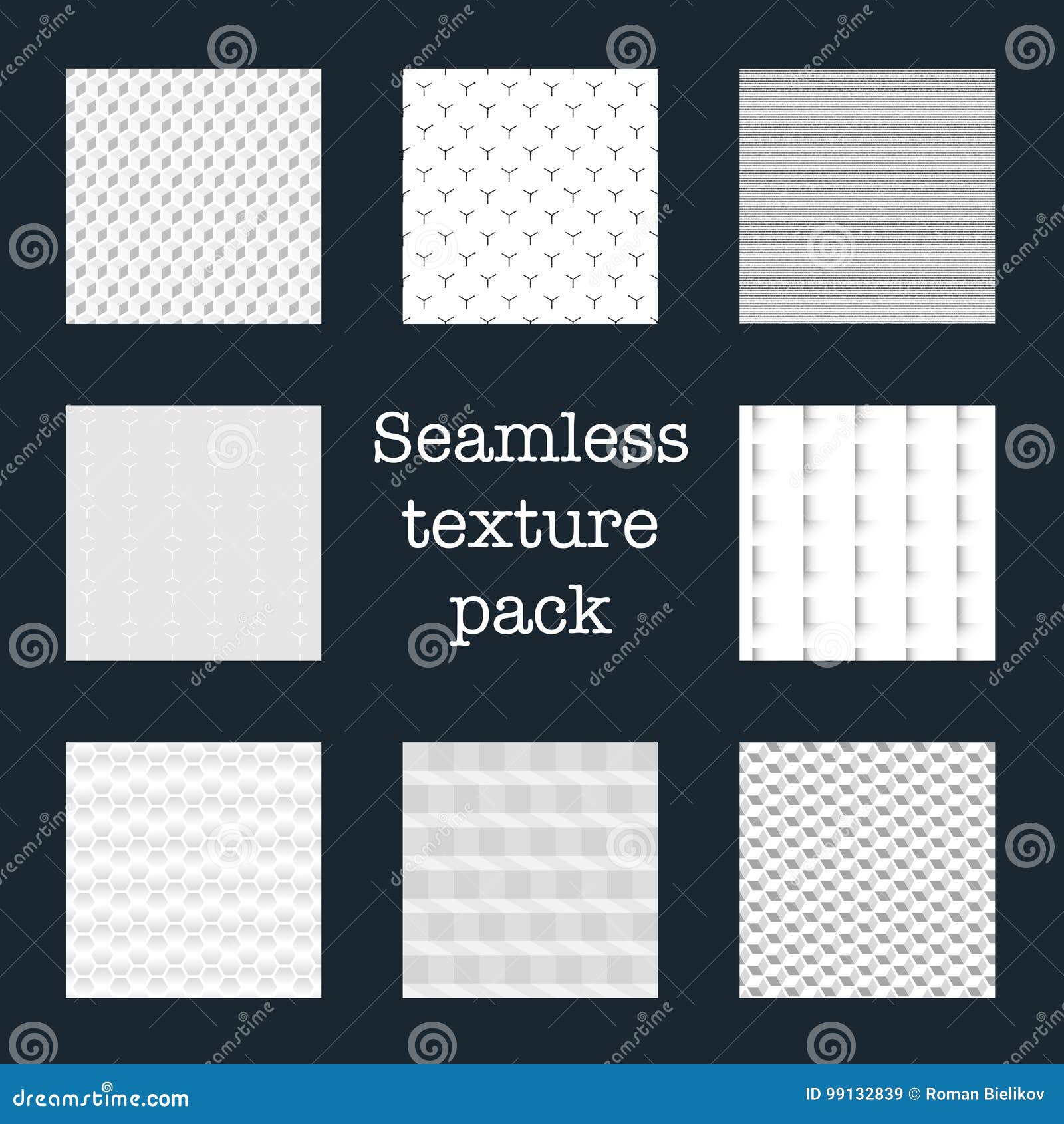 Seamless texture pack stock vector. Illustration of infinite - 99132839