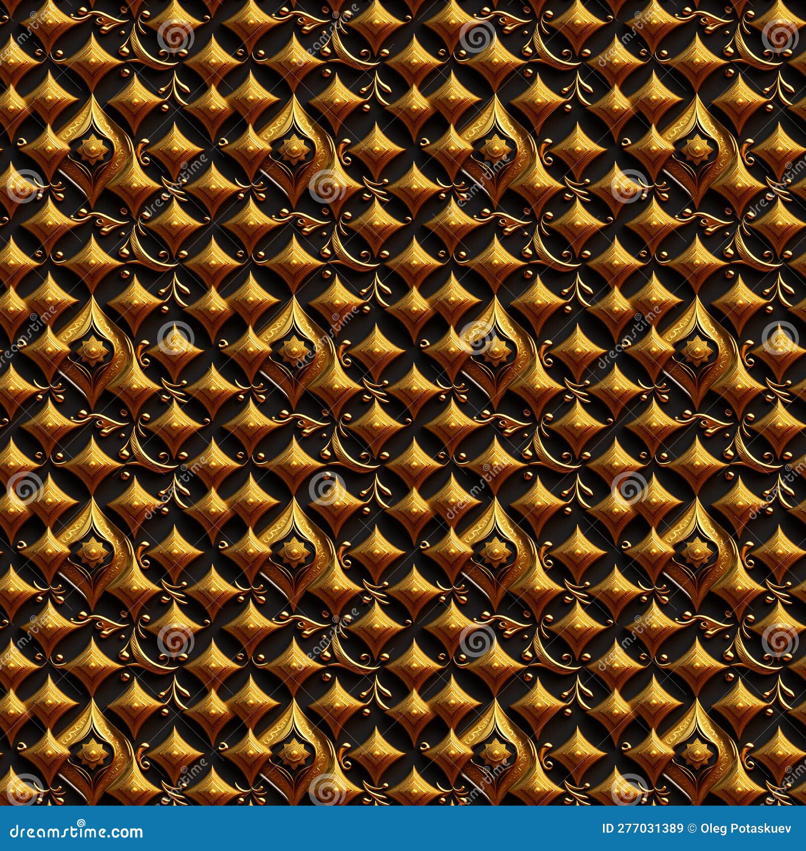 Seamless Texture Pattern in Arabic and Indian Style Stock Illustration ...