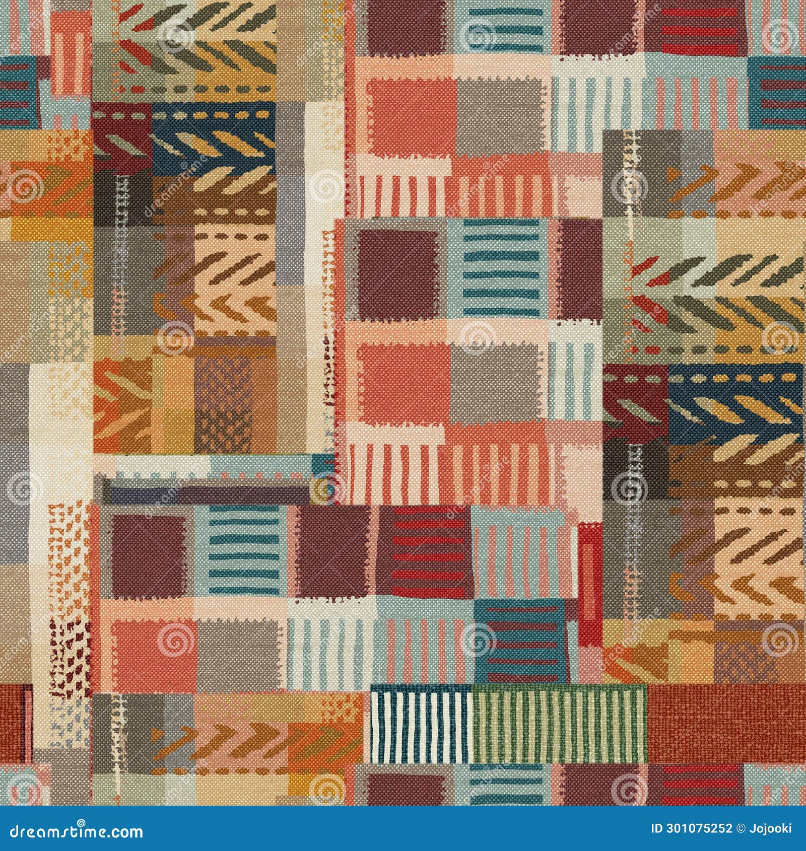 Rug Seamless Texture with Ethnic Pattern, Fabric Texture, Grunge ...