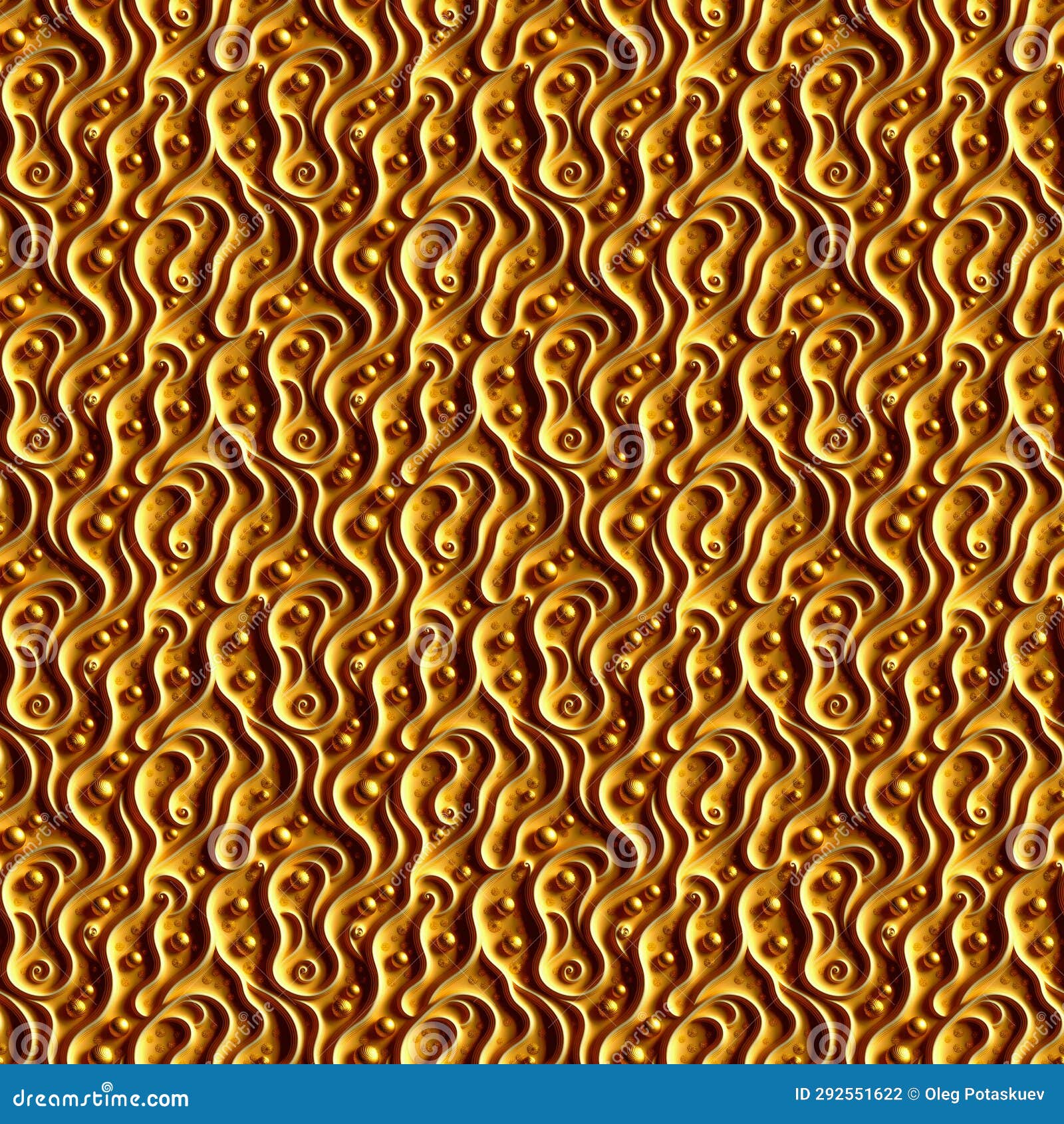Seamless Texture Pattern in Baroque and Rococo Style Stock Photo ...