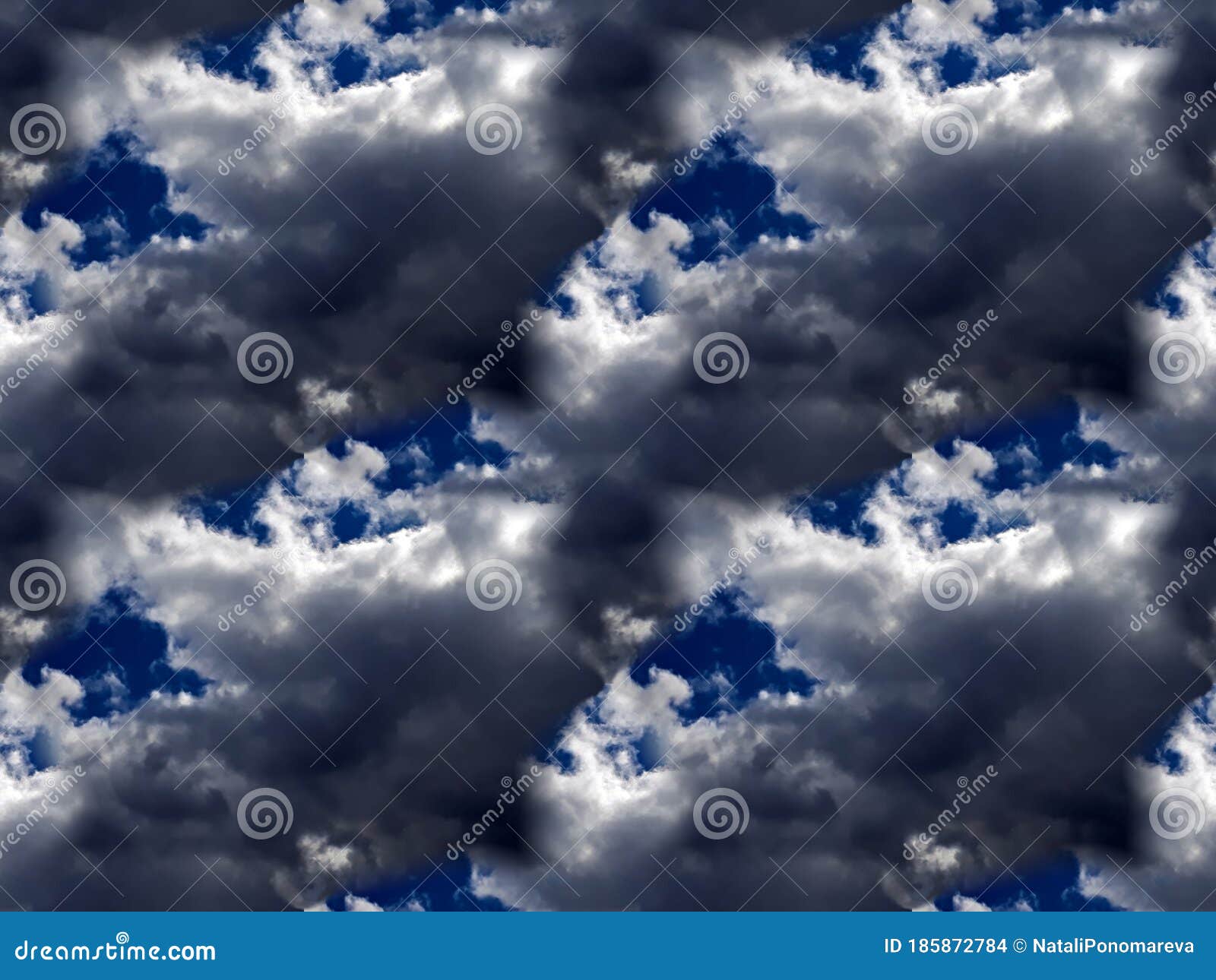 Seamless Dark Sky Texture