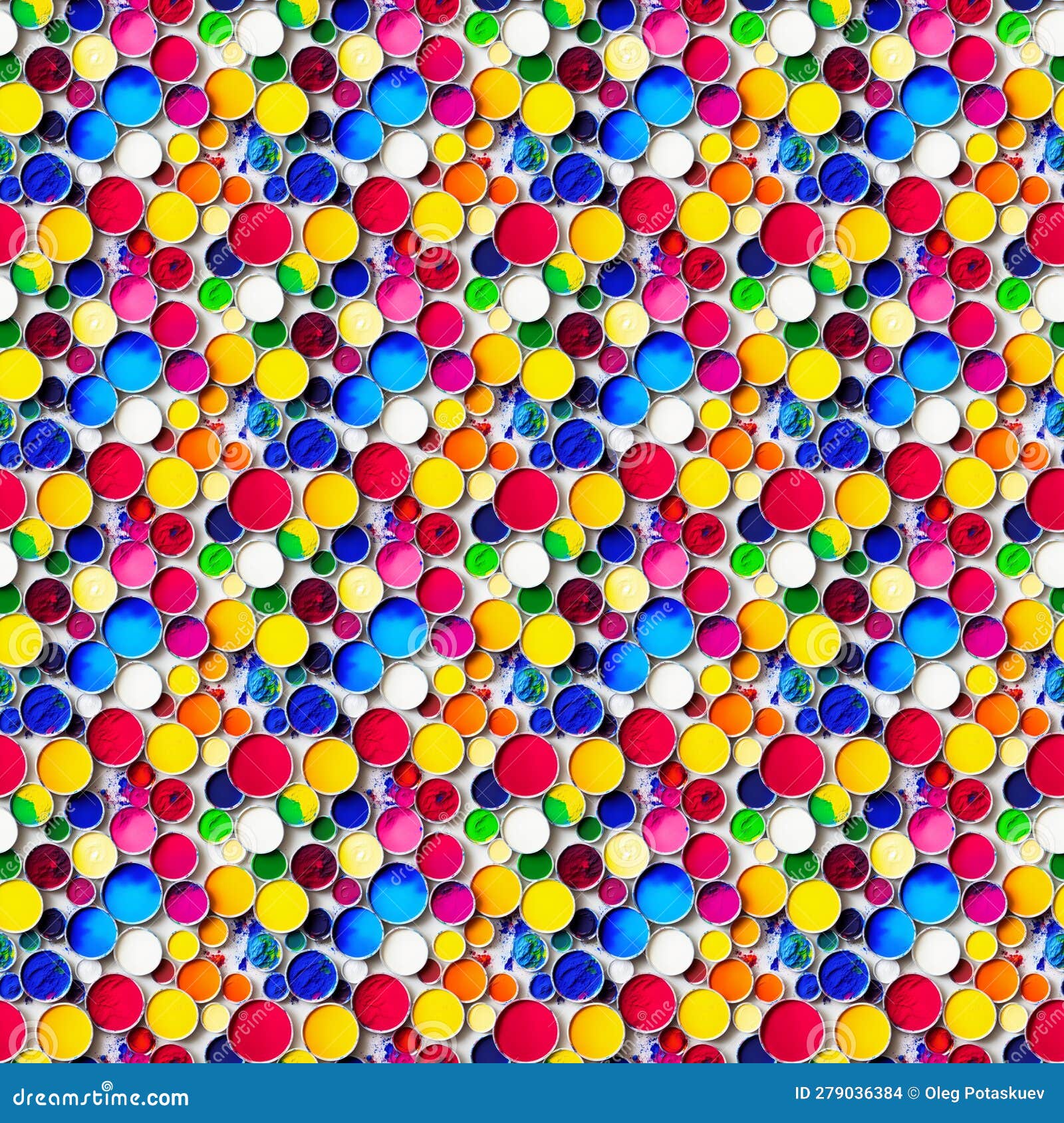 Seamless Texture Pattern Similar To Multi-colored Paints Stock ...