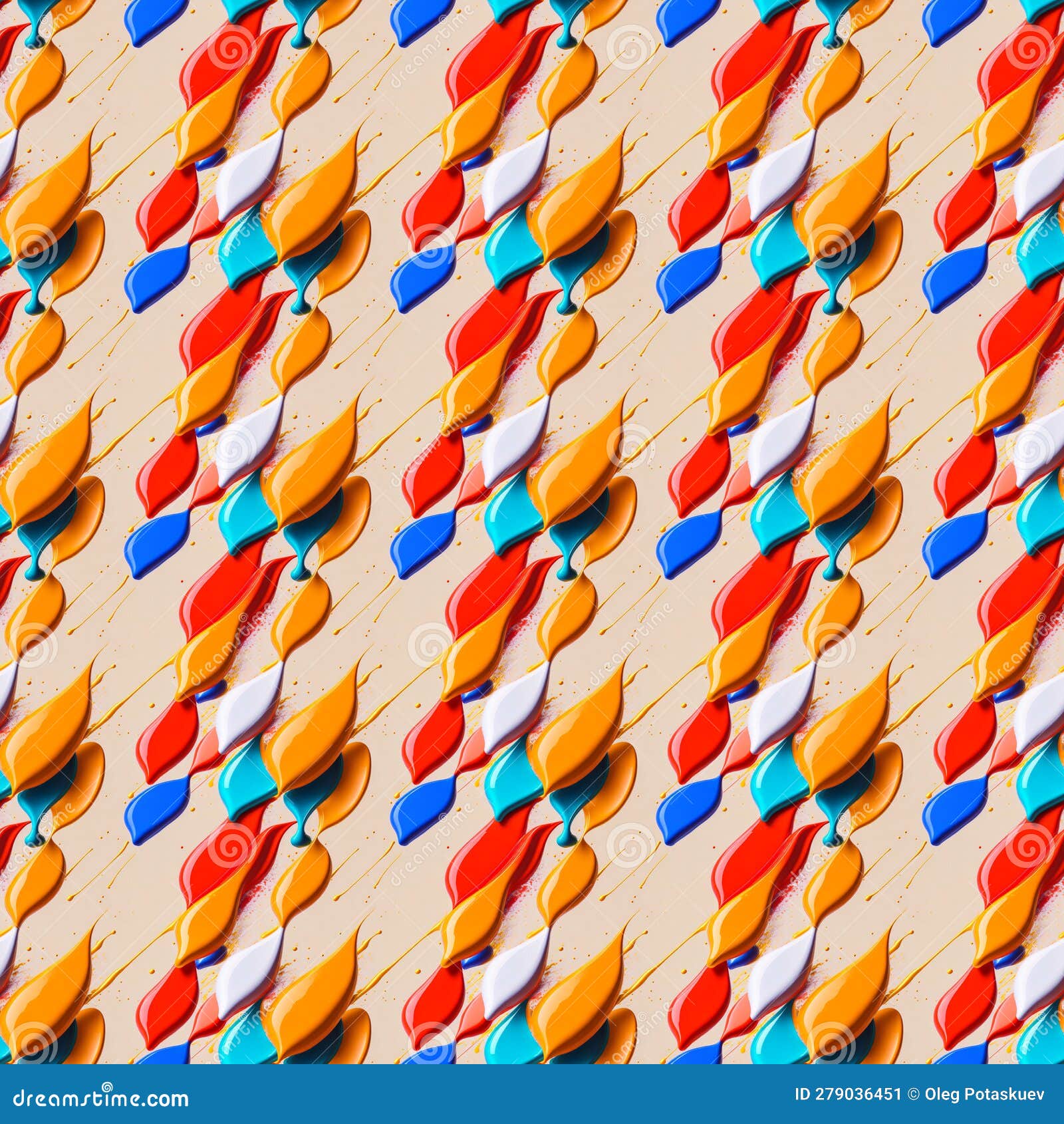 Seamless Texture Pattern Similar To Multi-colored Paints Stock ...
