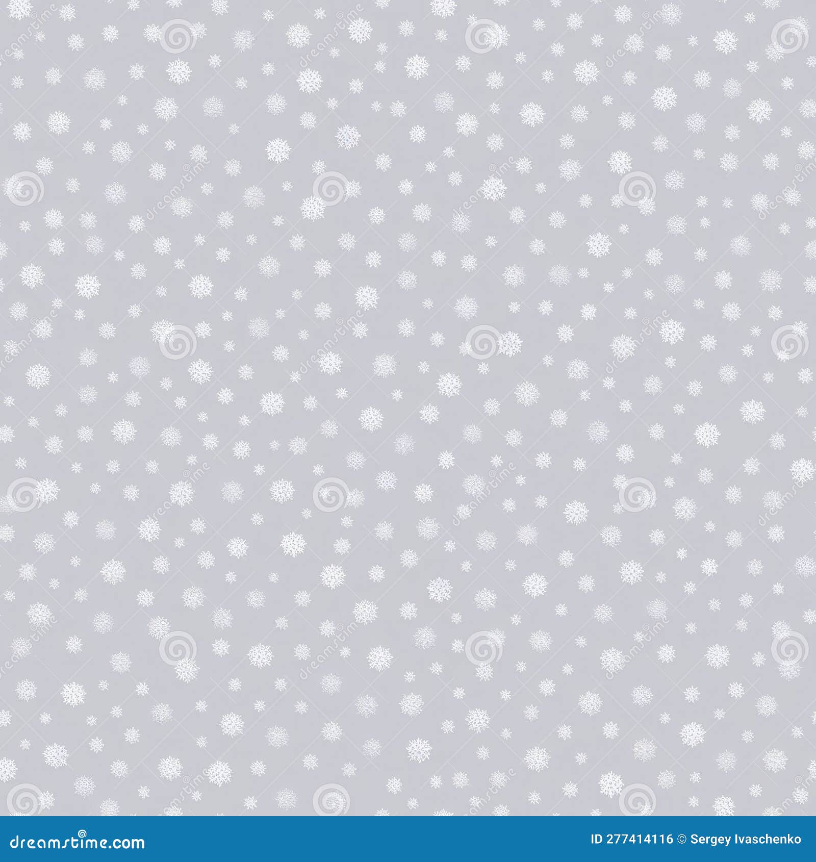 Seamless Texture of a Pattern of Snowflakes. Stock Illustration - Illustration of pattern ...