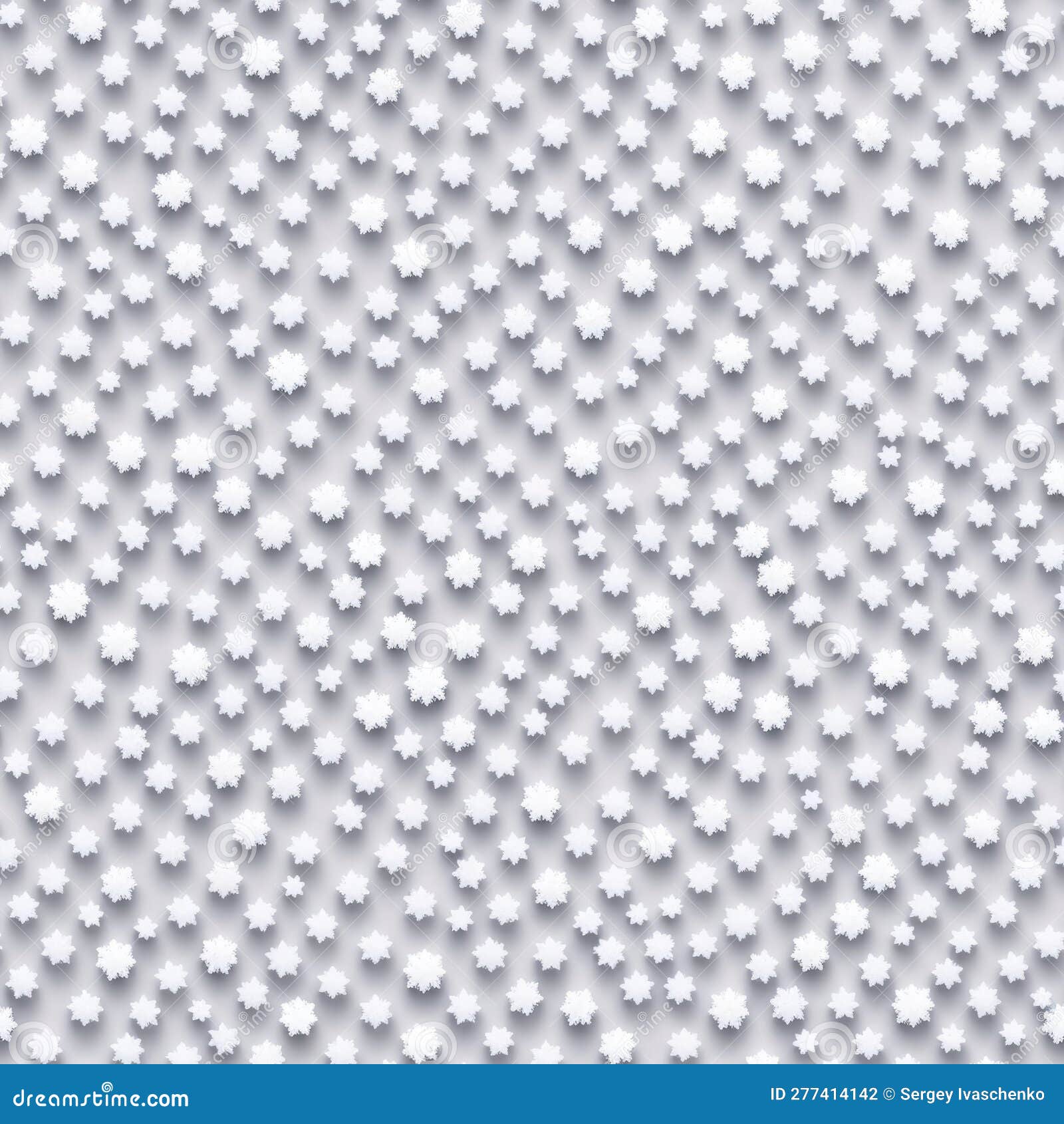 Seamless Texture of a Pattern of Snowflakes. Stock Illustration - Illustration of created ...