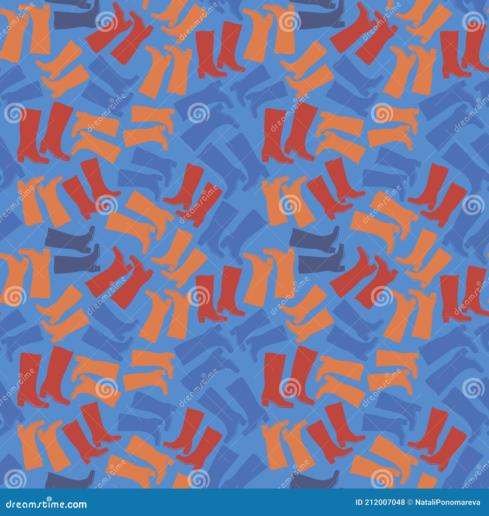 Shoes In Different Color Vector Illustration | CartoonDealer.com #5108750