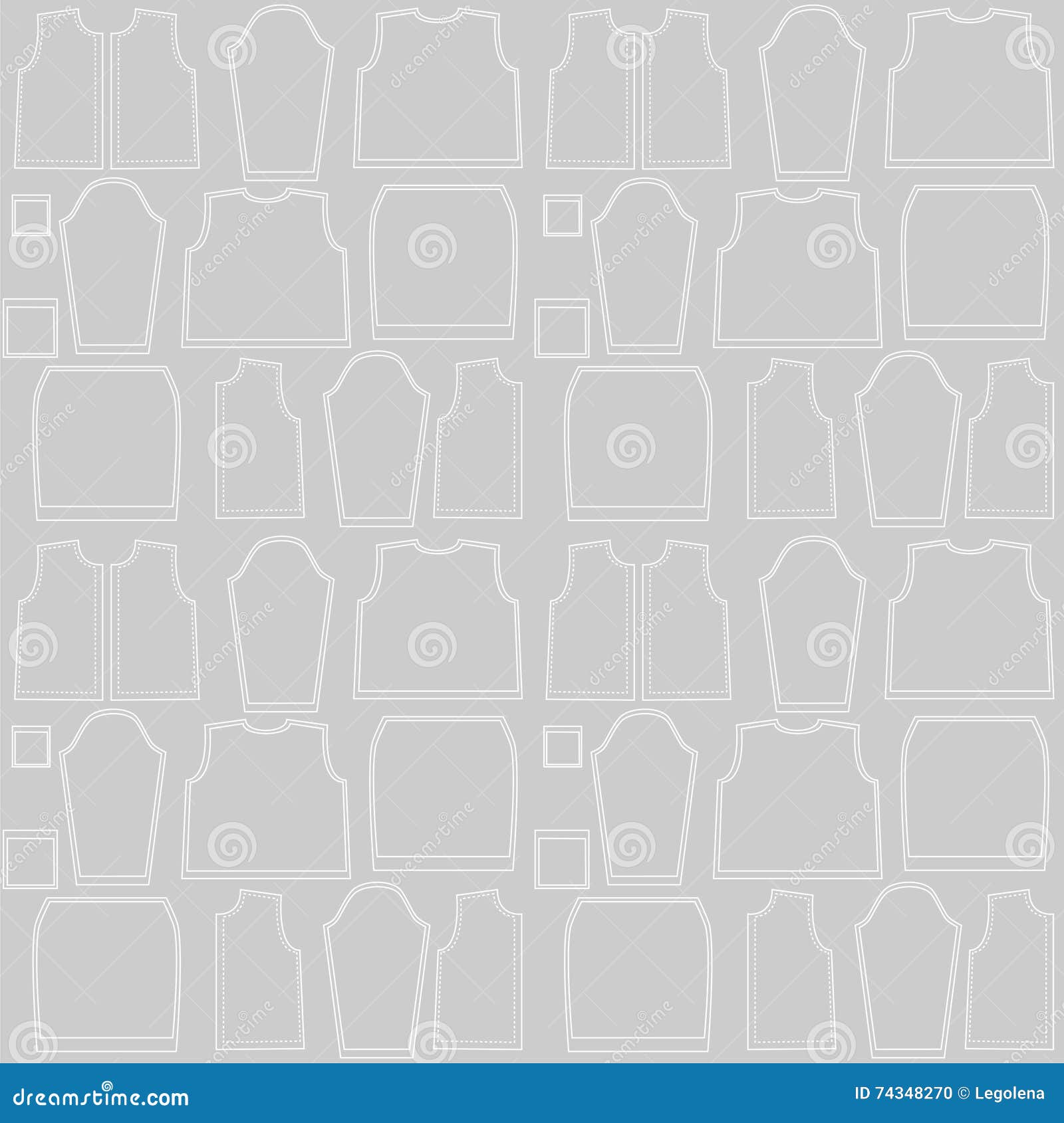 Seamless Texture Patterns Clothing Stock Vector - Illustration of cloth ...