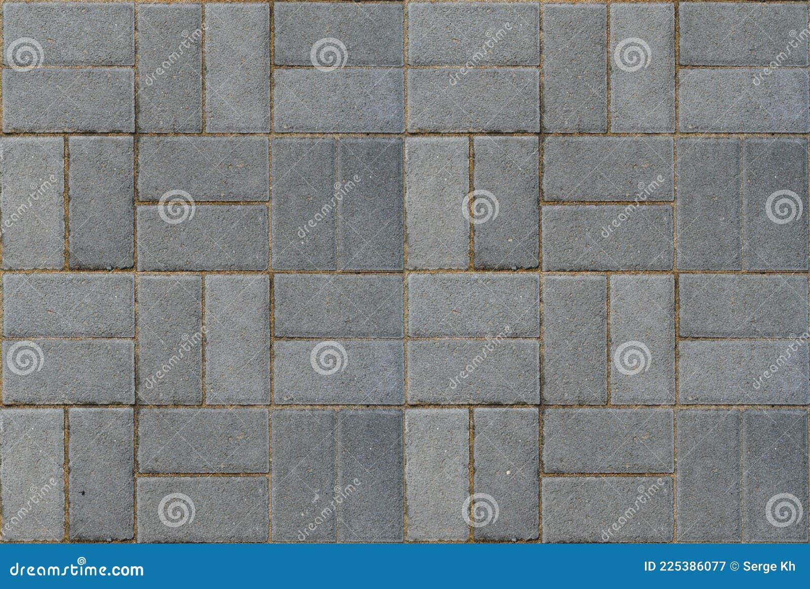 Seamless Texture of a Pedestrian Path Paved with Artificial Gray Stone ...