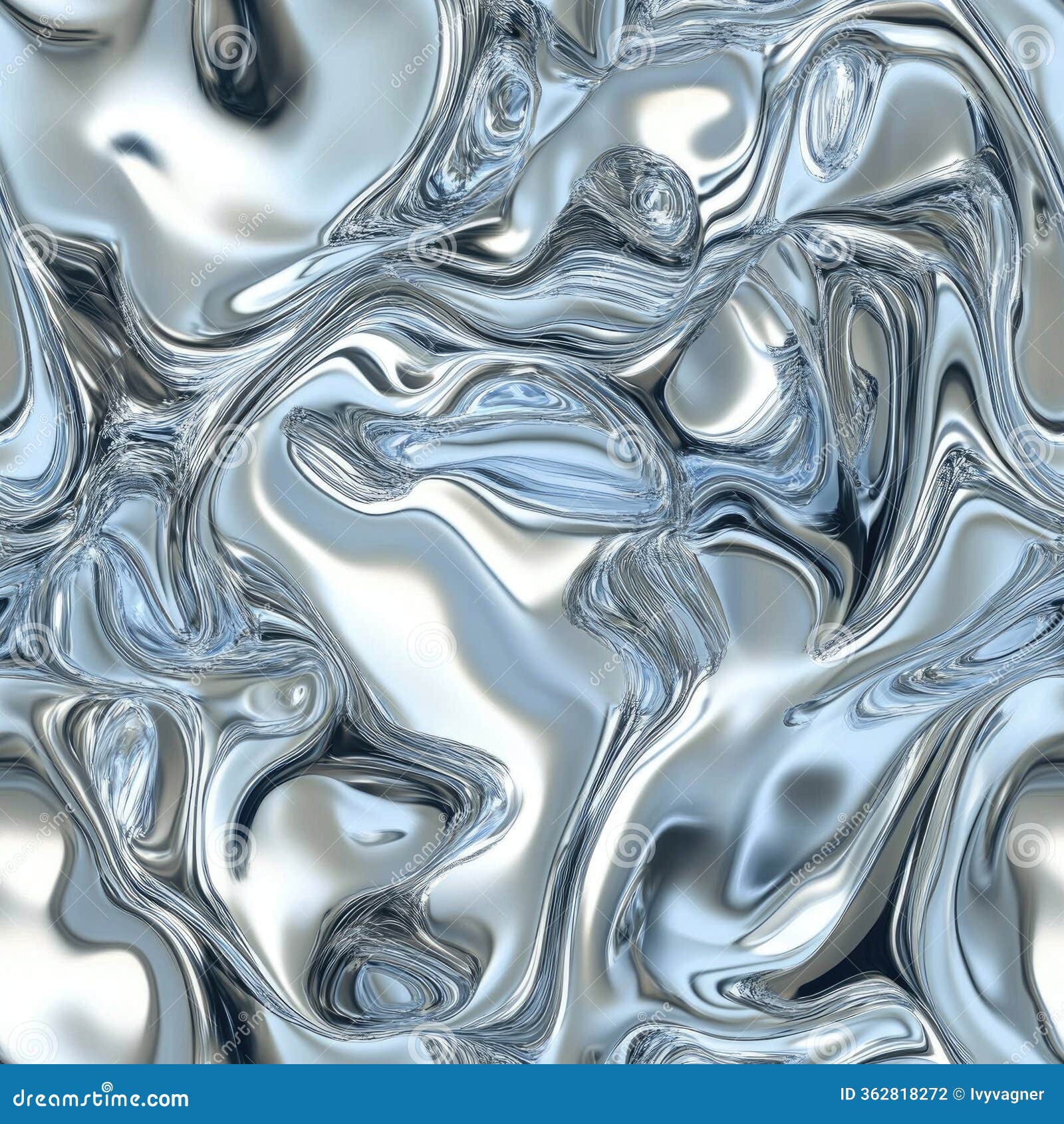 Seamless Texture of Polished Aluminum, Smooth Reflective Silver Surface ...