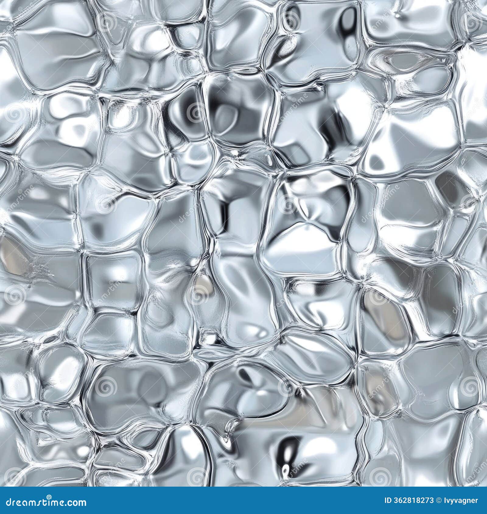 Seamless Texture of Polished Aluminum, Smooth Reflective Silver Surface ...