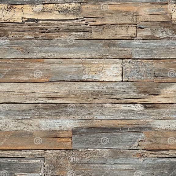 Seamless Texture of Reclaimed Wood Stock Image - Image of panel ...