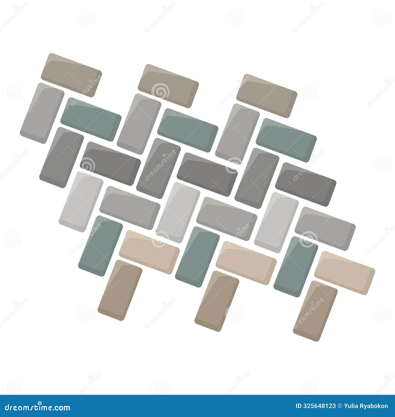 Seamless Texture of Rectangular Paving Slabs Forming Herringbone ...