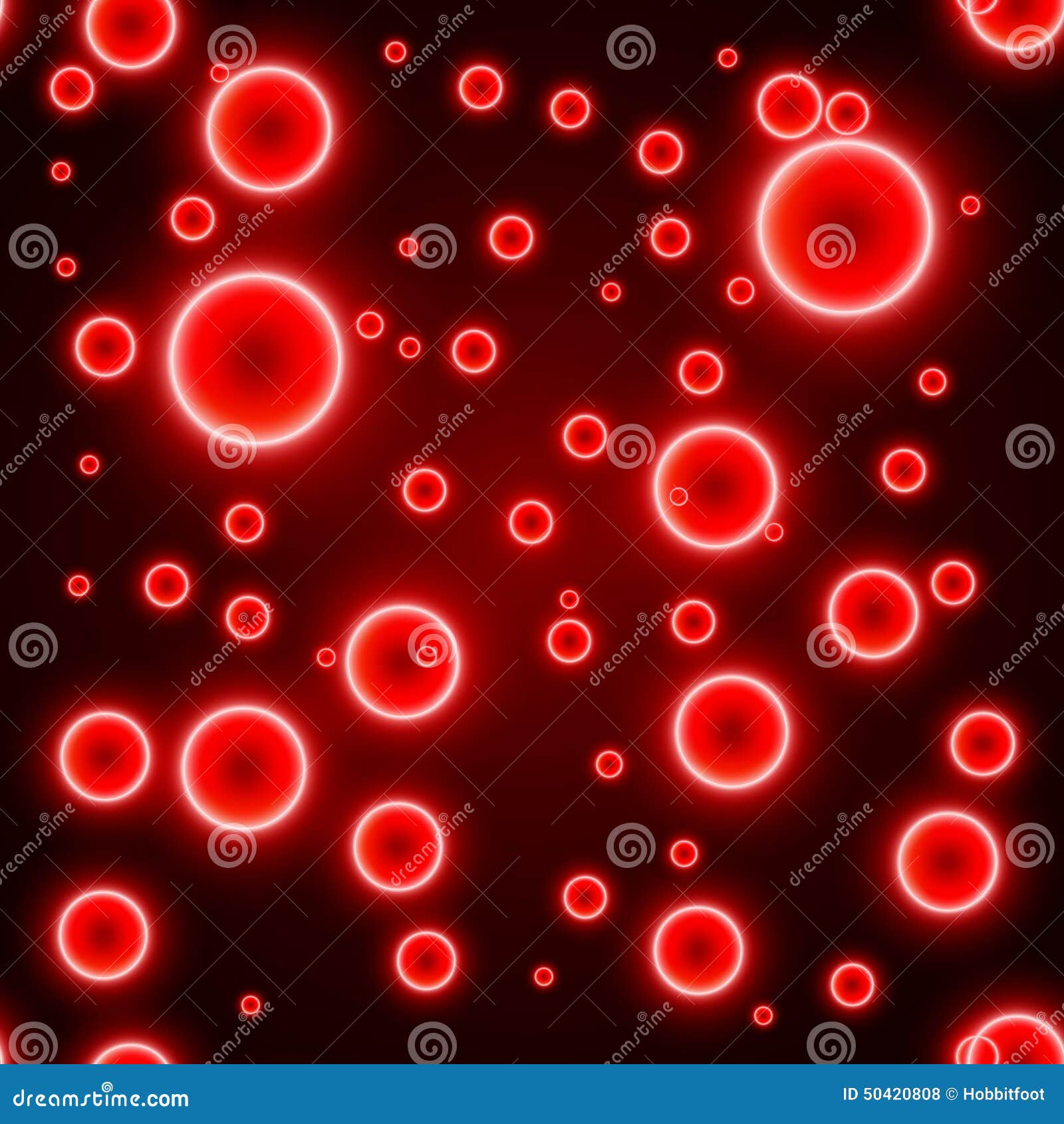 Seamless Texture of Red Blood Stock Vector - Illustration of biology ...