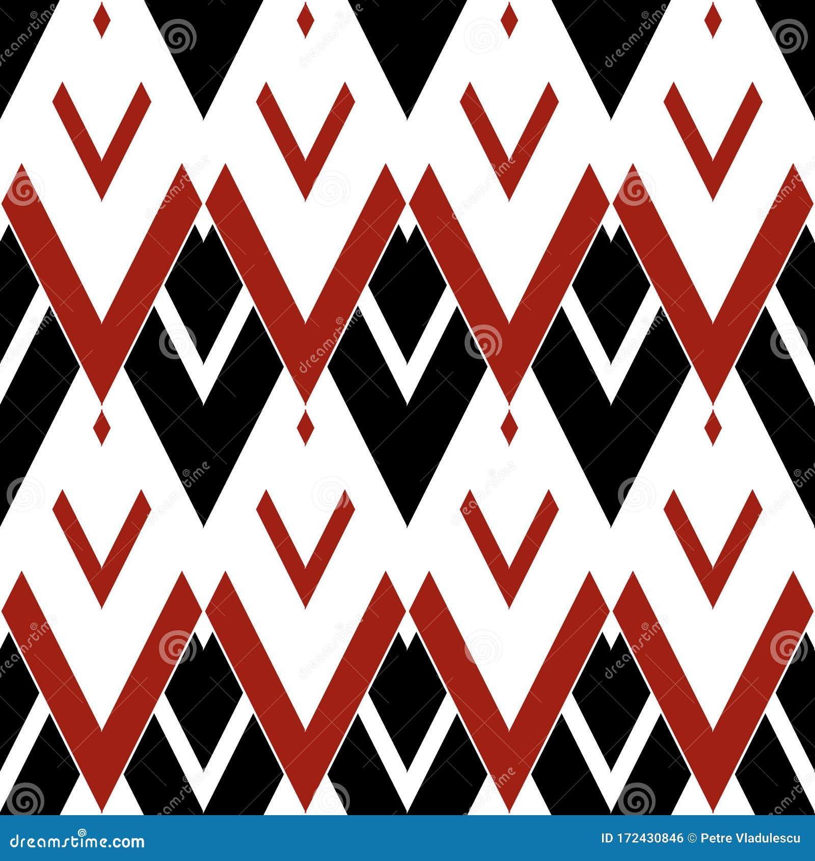 Seamless Texture with Red and Green Bands (8), Modern Stylish Image ...