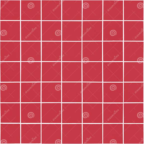 Seamless Texture of Red Square Ceramic Tiles with White Grout in the ...
