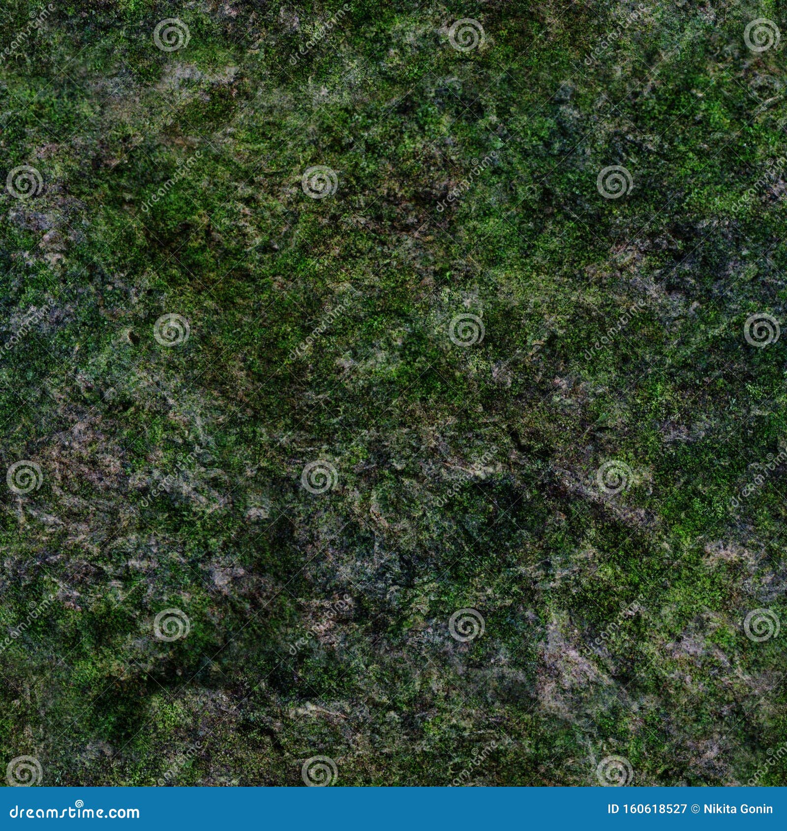 Moss Rock Texture Seamless