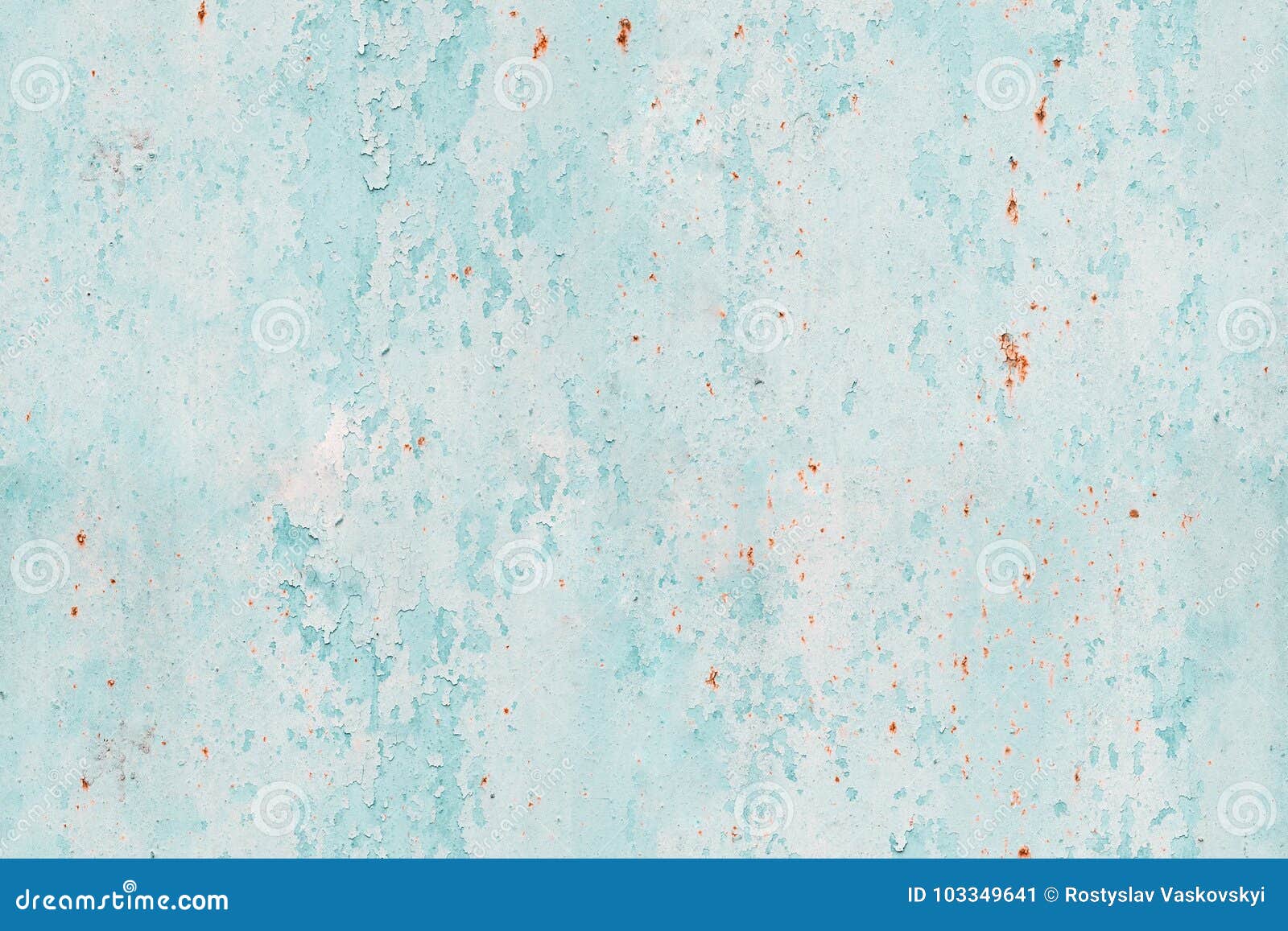 Rusty Painted Metal Texture Stock Image - Image of decoration, grunge ...