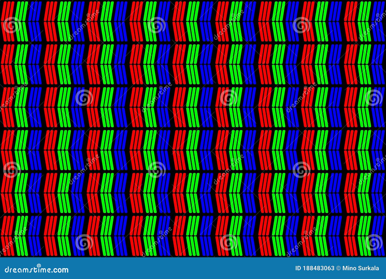 Seamless Texture of the S-IPS and AS-IPS LCD Screen with Red, Green and ...