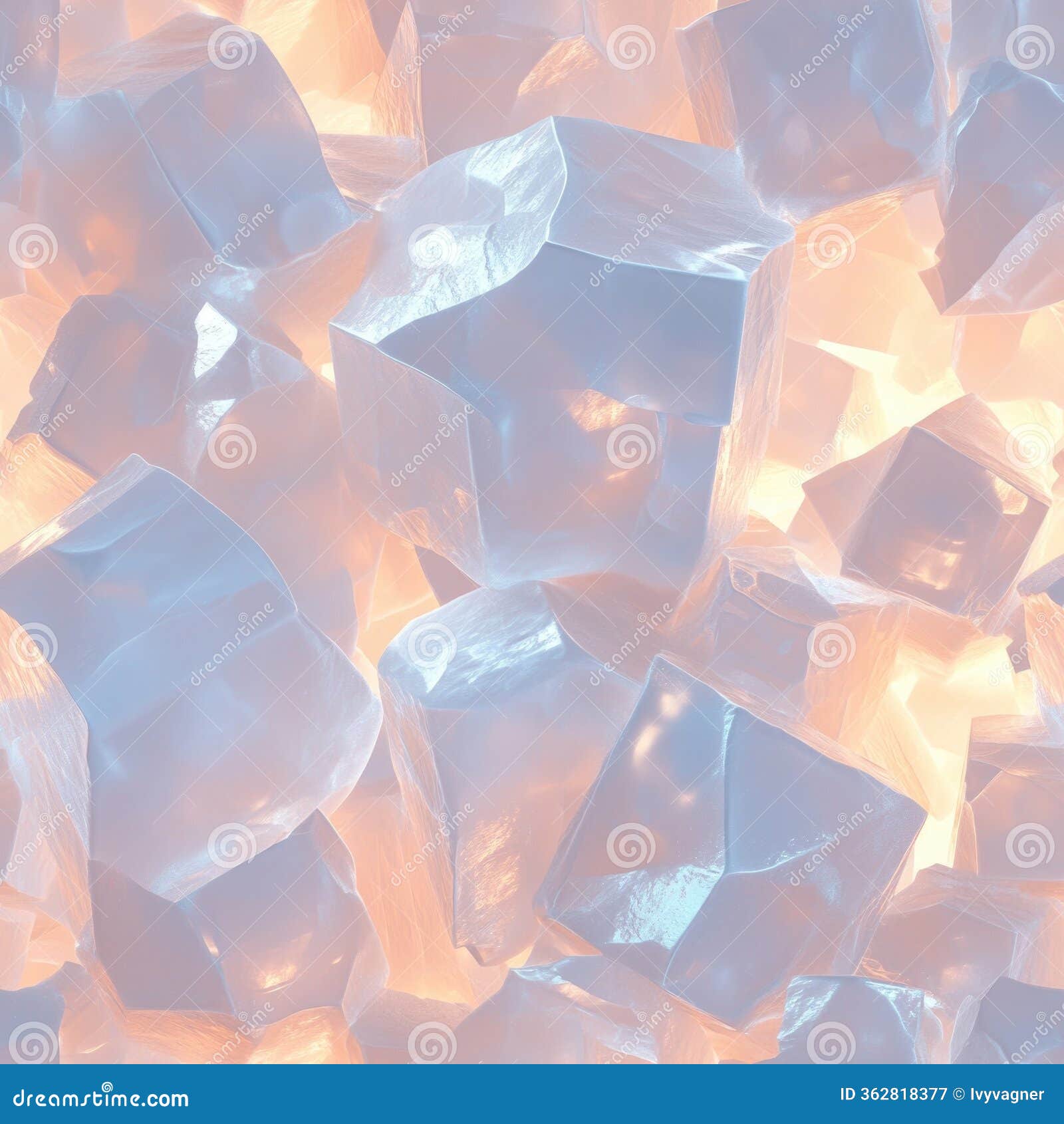 Seamless Texture of Salt Crystal Formations, White and Translucent ...