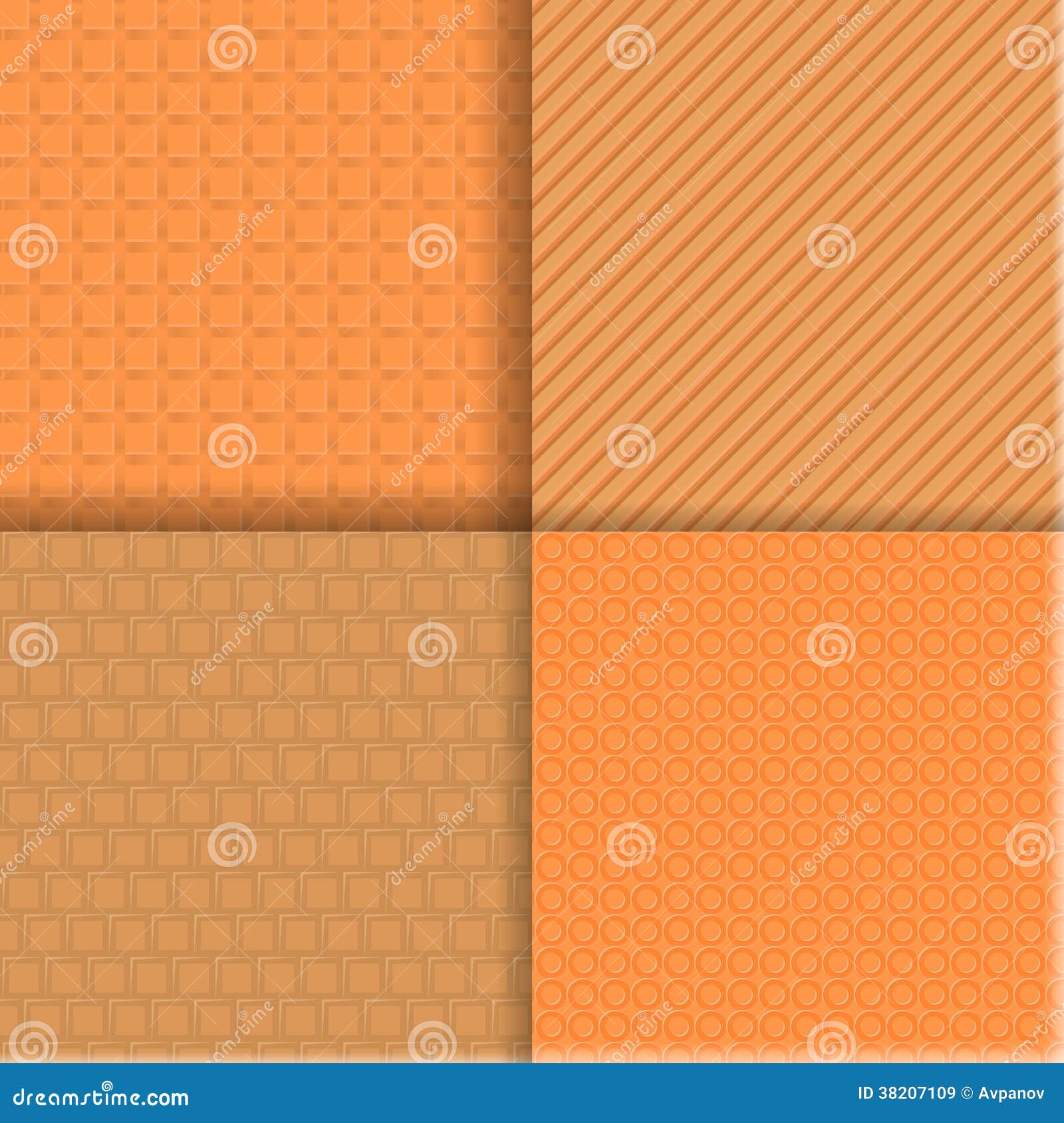 Seamless texture set 2 stock vector. Illustration of wallpaper - 38207109