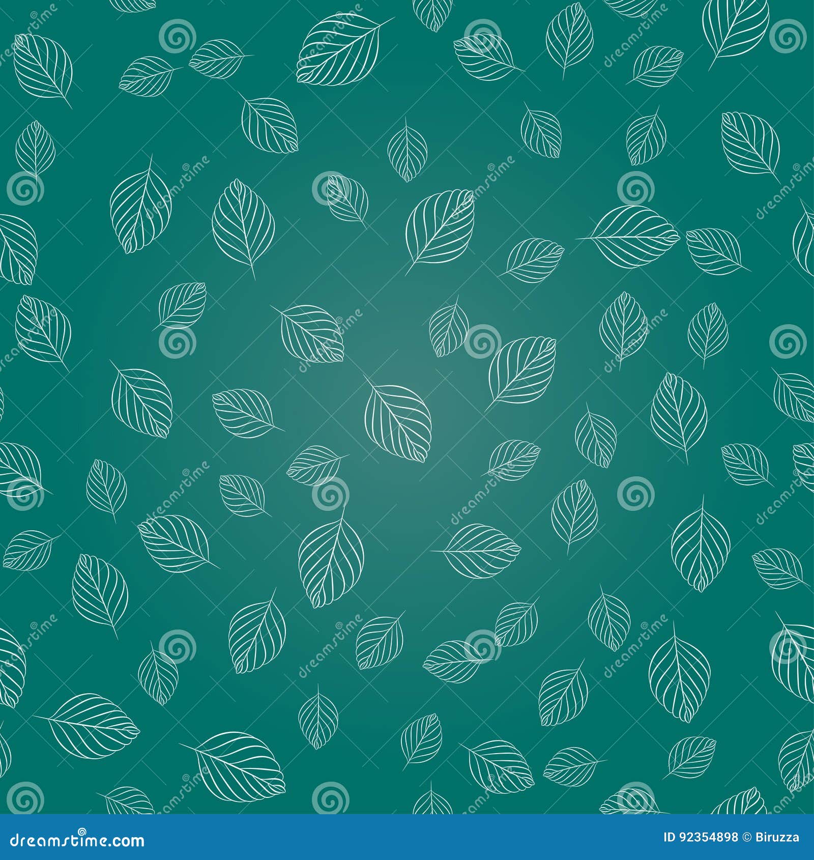 Seamless Texture of Simple Leaves Stock Vector - Illustration of nature ...