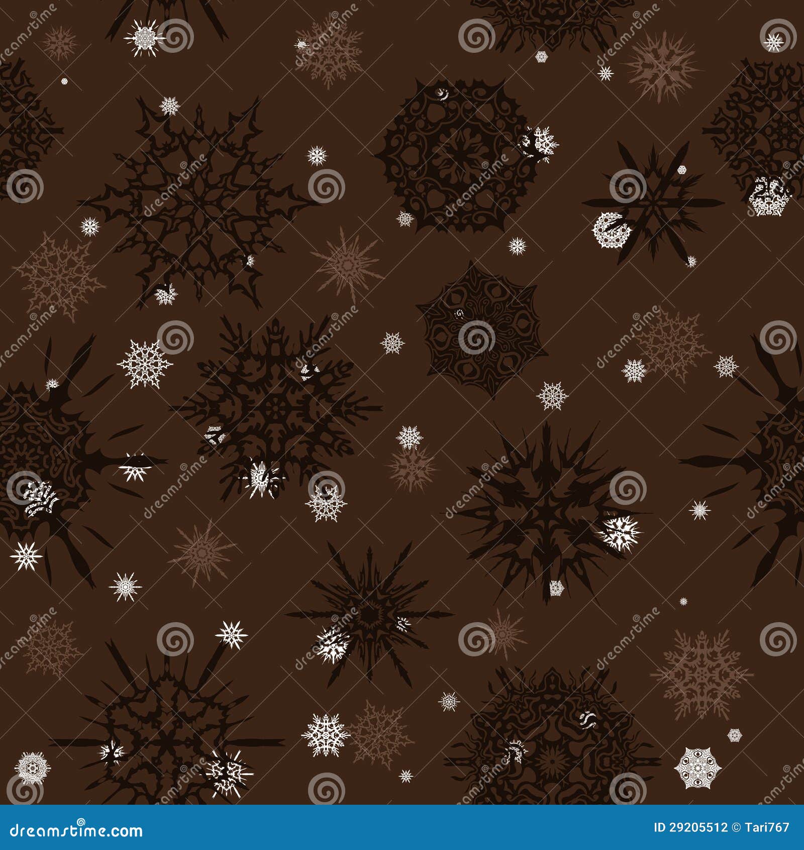 Seamless Texture with Snowflakes. Stock Vector - Illustration of snow ...