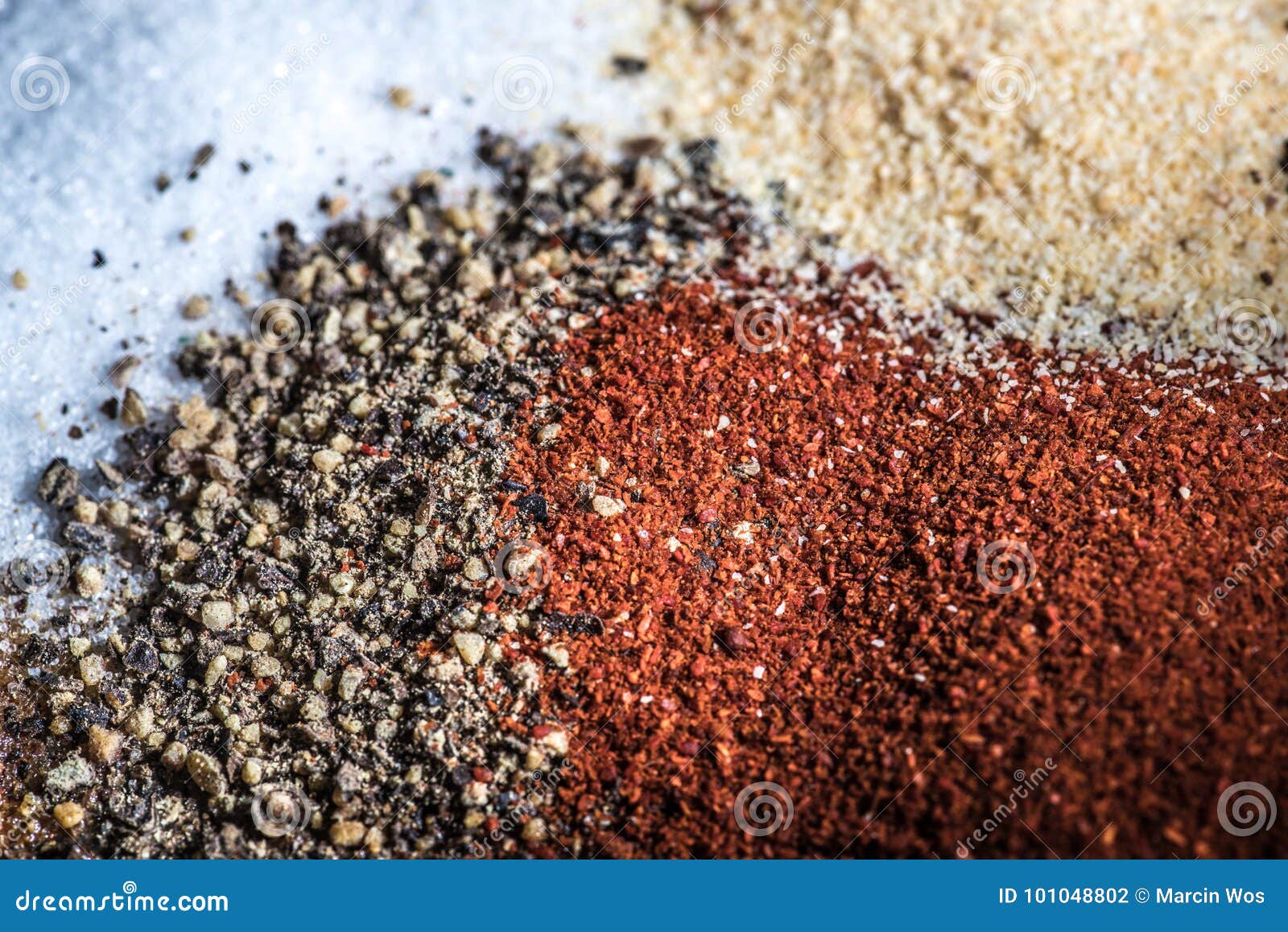 Seamless Texture with Spices and Herbs Stock Photo - Image of ...