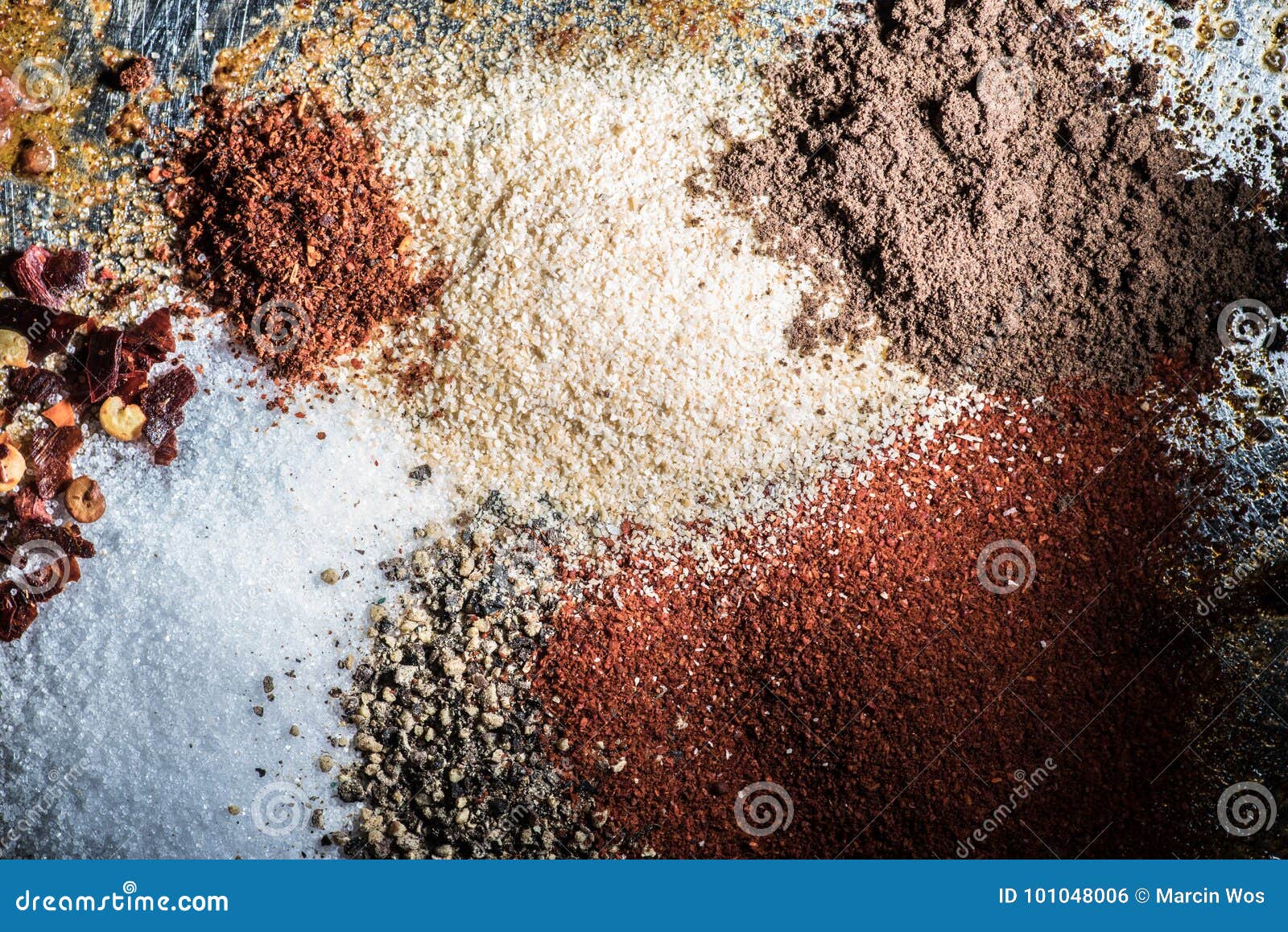 Seamless Texture with Spices and Herbs Stock Photo - Image of caraway ...