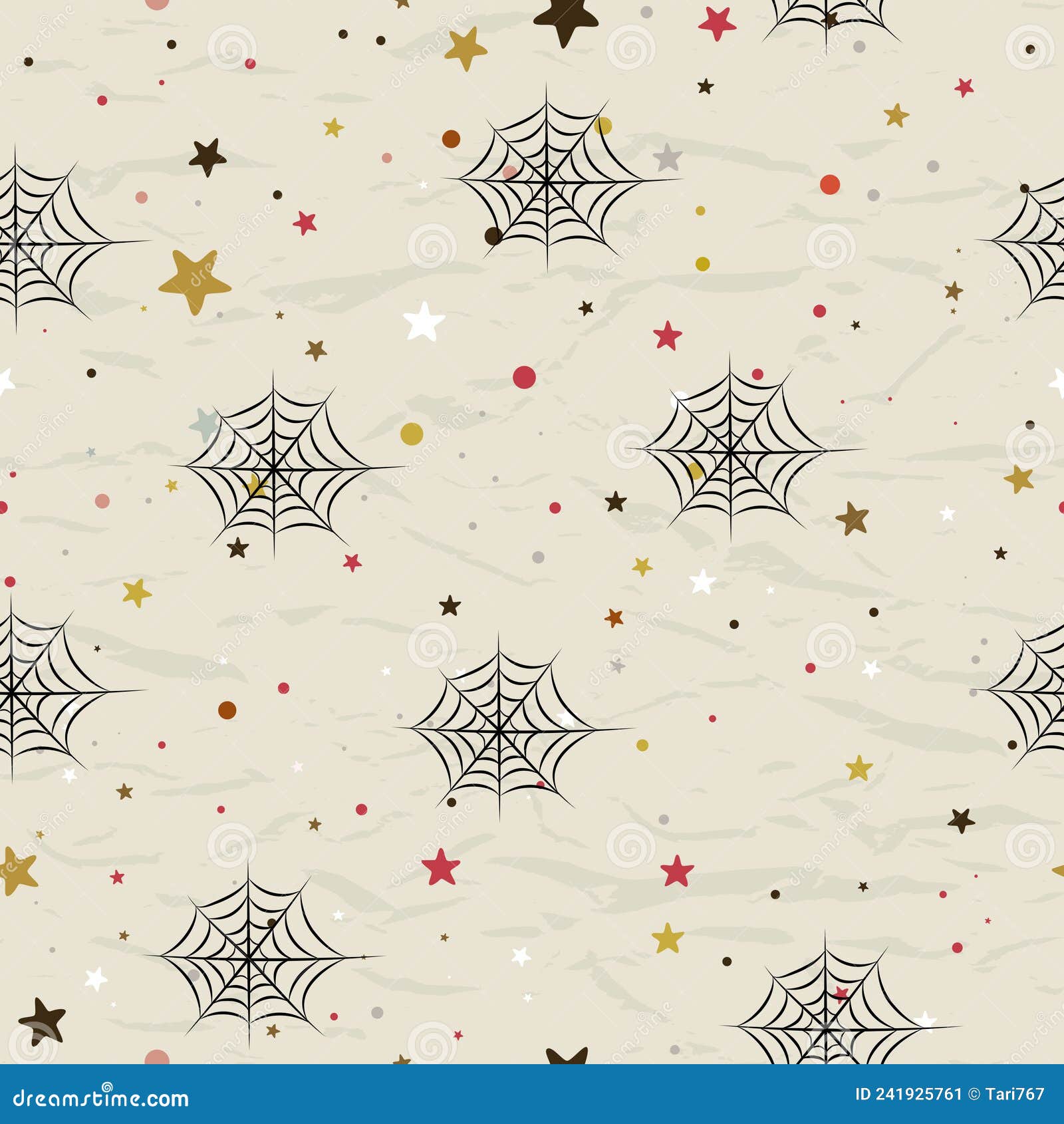 Seamless Texture with Spider Web from Collection with Cute Animals ...