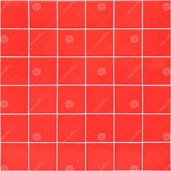 Seamless Texture of Square Ceramic Tiles in Red Color Stock Photo ...