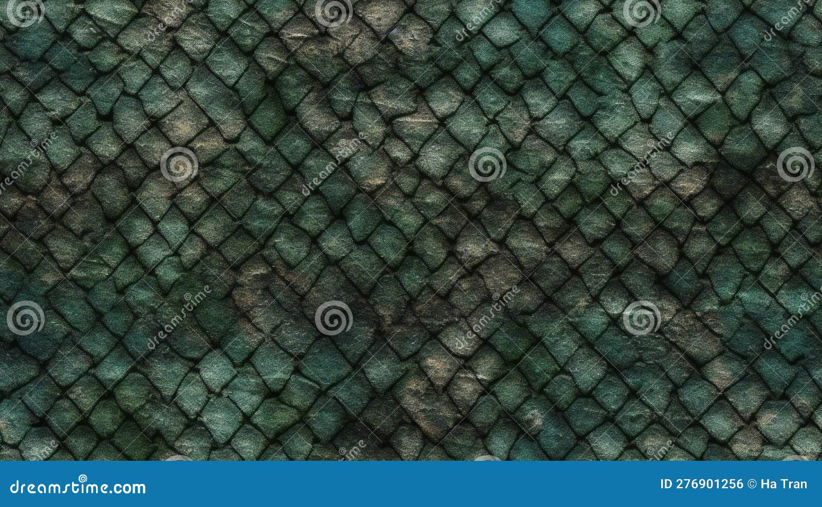 Seamless Texture of a Stone Wall with a Green Pattern Stock ...