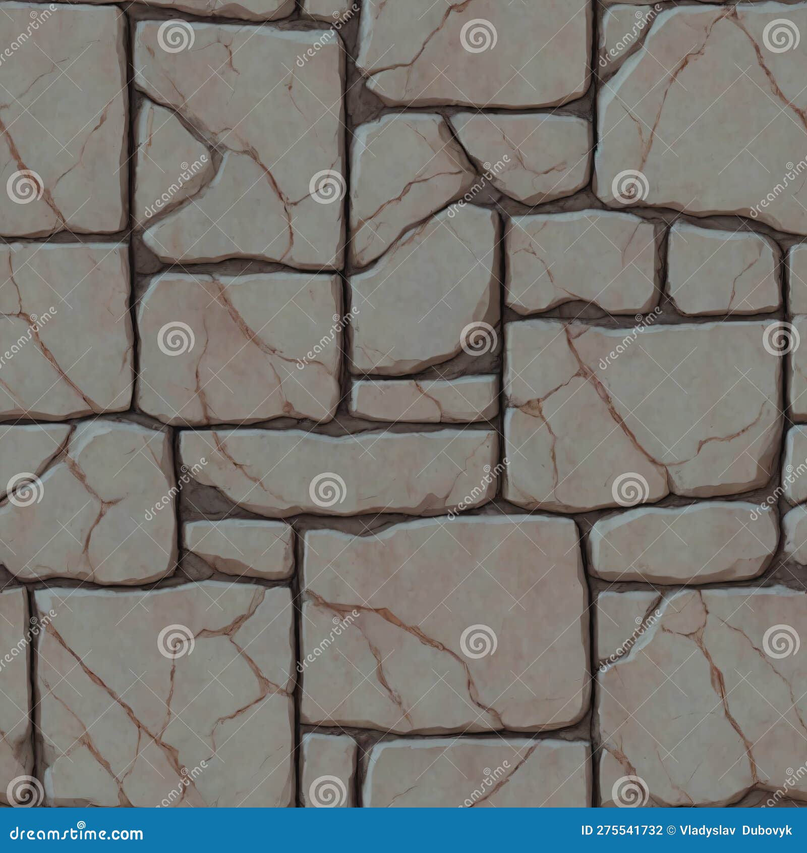 Seamless Texture of Stone Wall. Tileable Stock Illustration ...