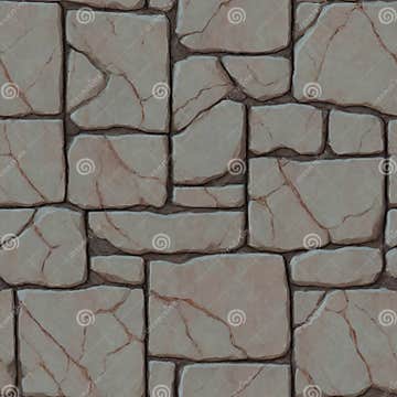 Seamless Texture of Stone Wall. Tileable Stock Illustration ...